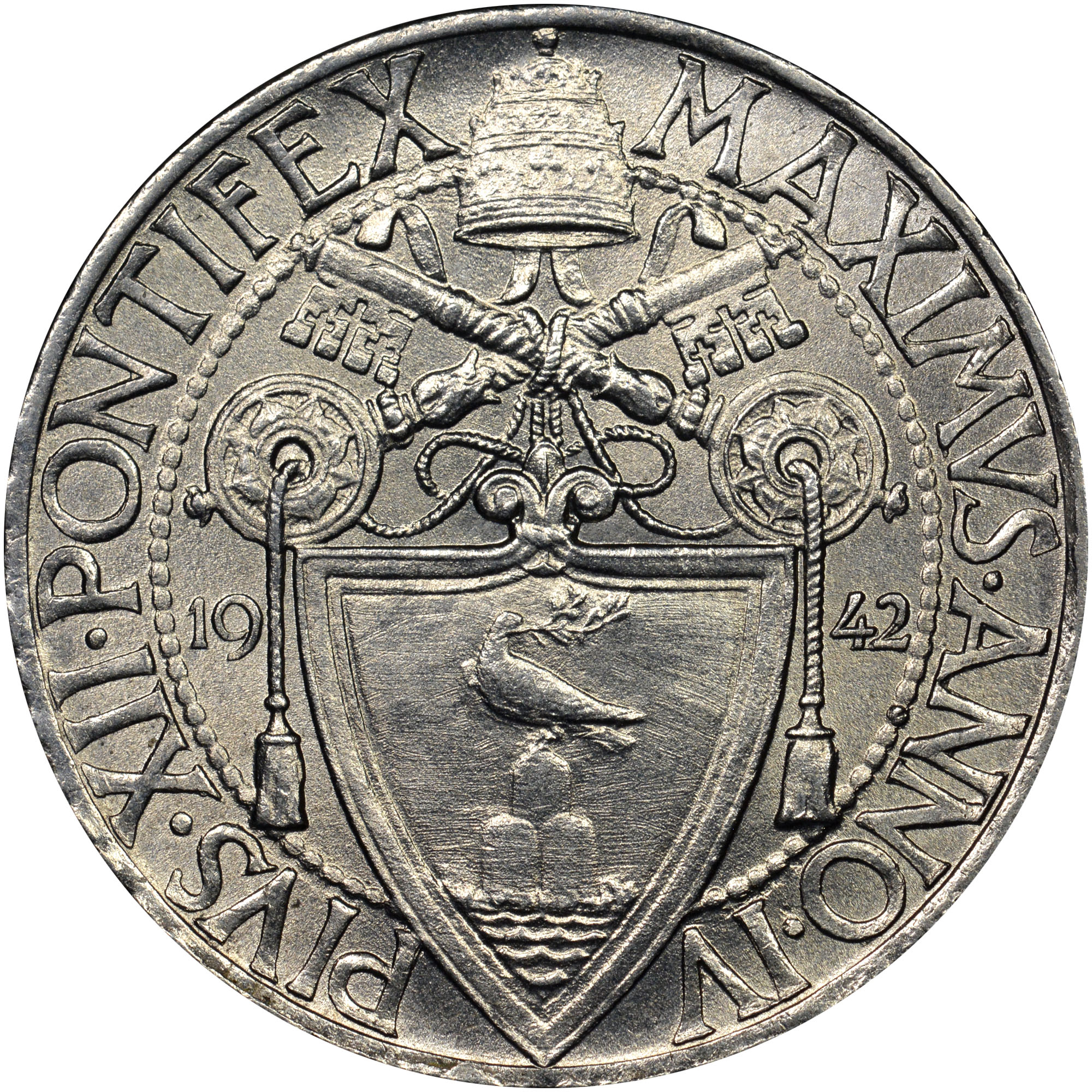 Vatican City 50 Centesimi KM 34 Prices & Values | NGC