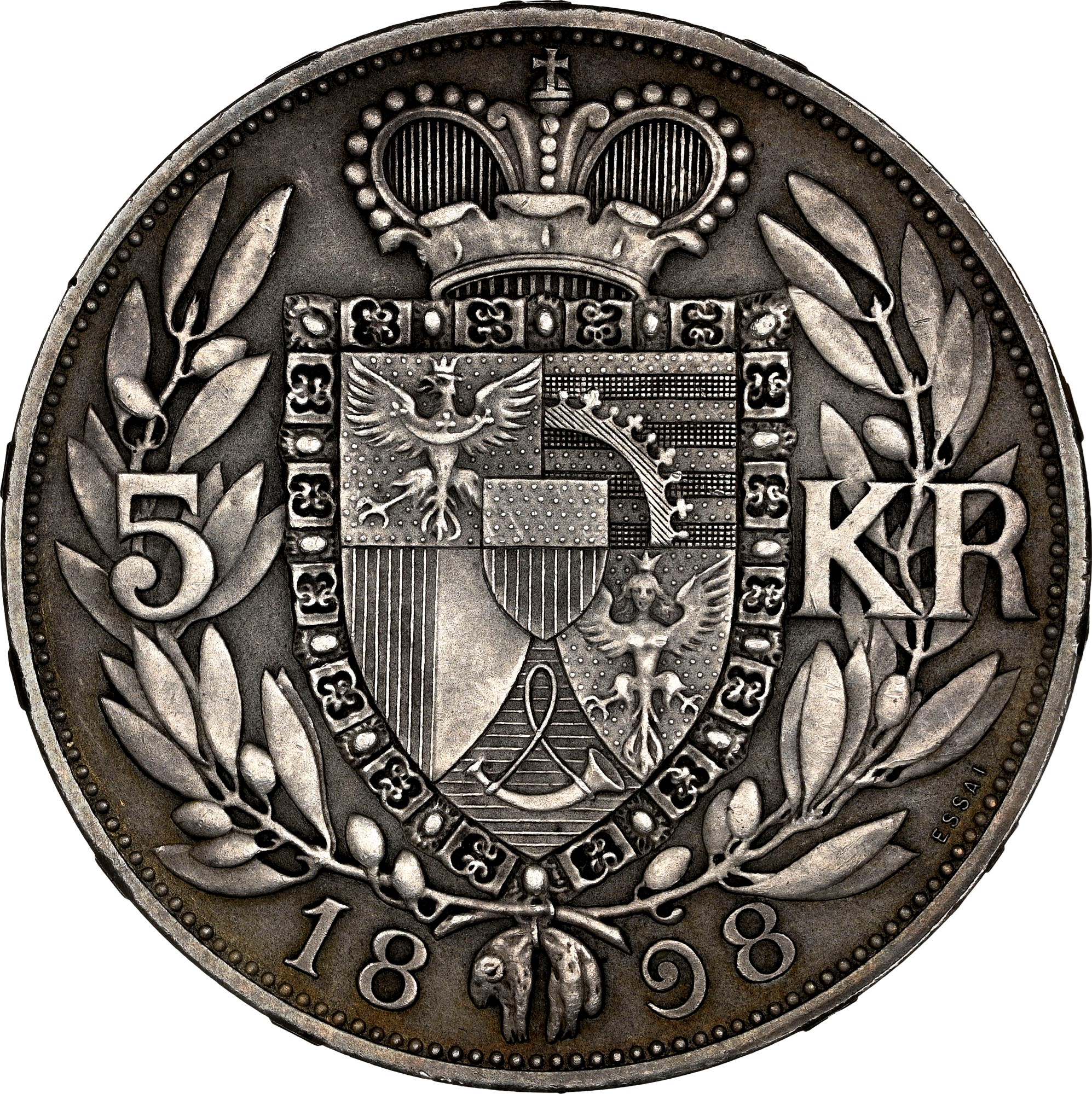Liechtenstein 5 Kronen KM E2 Prices & Values | NGC