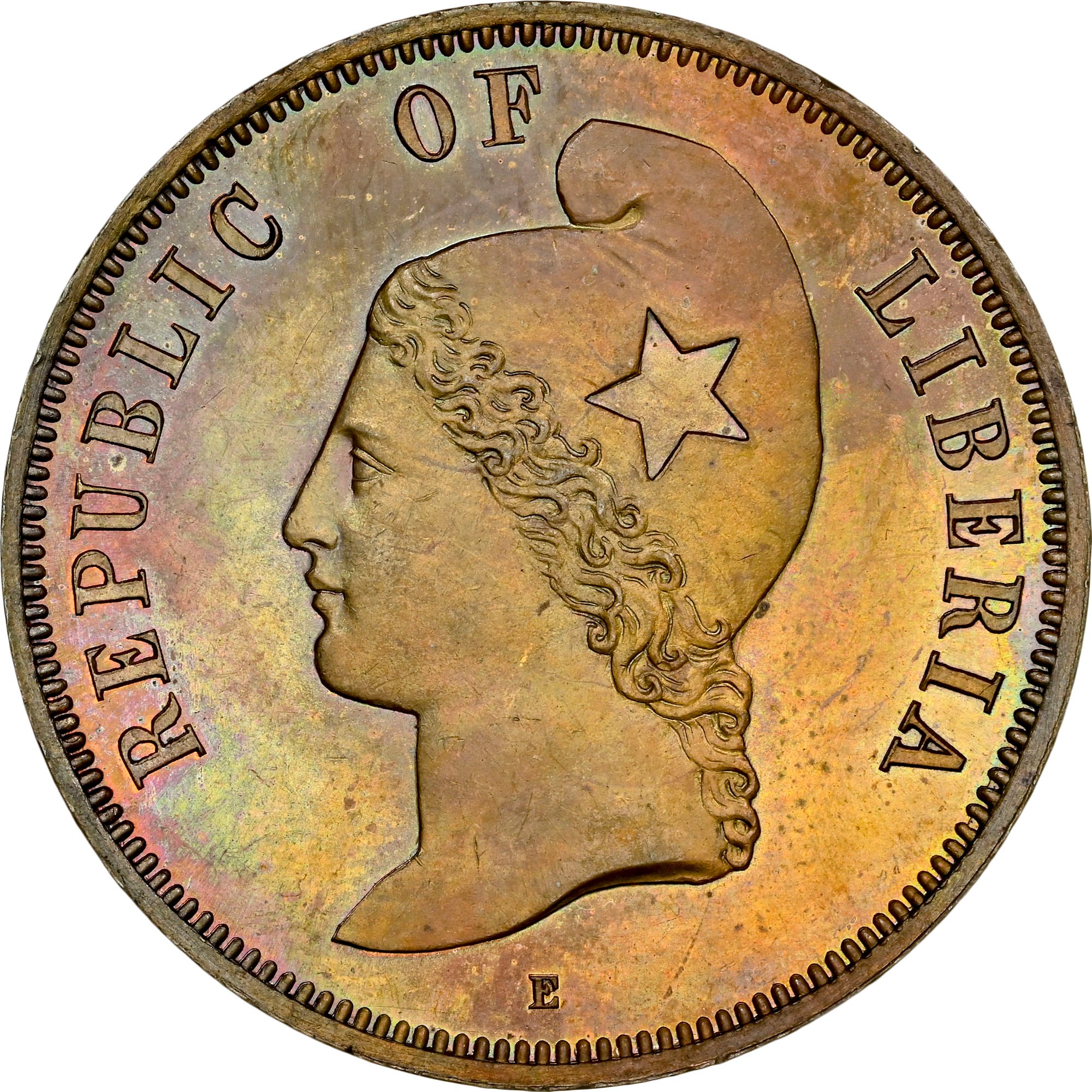 Liberia 2 Cents X Pn5 Prices & Values | NGC