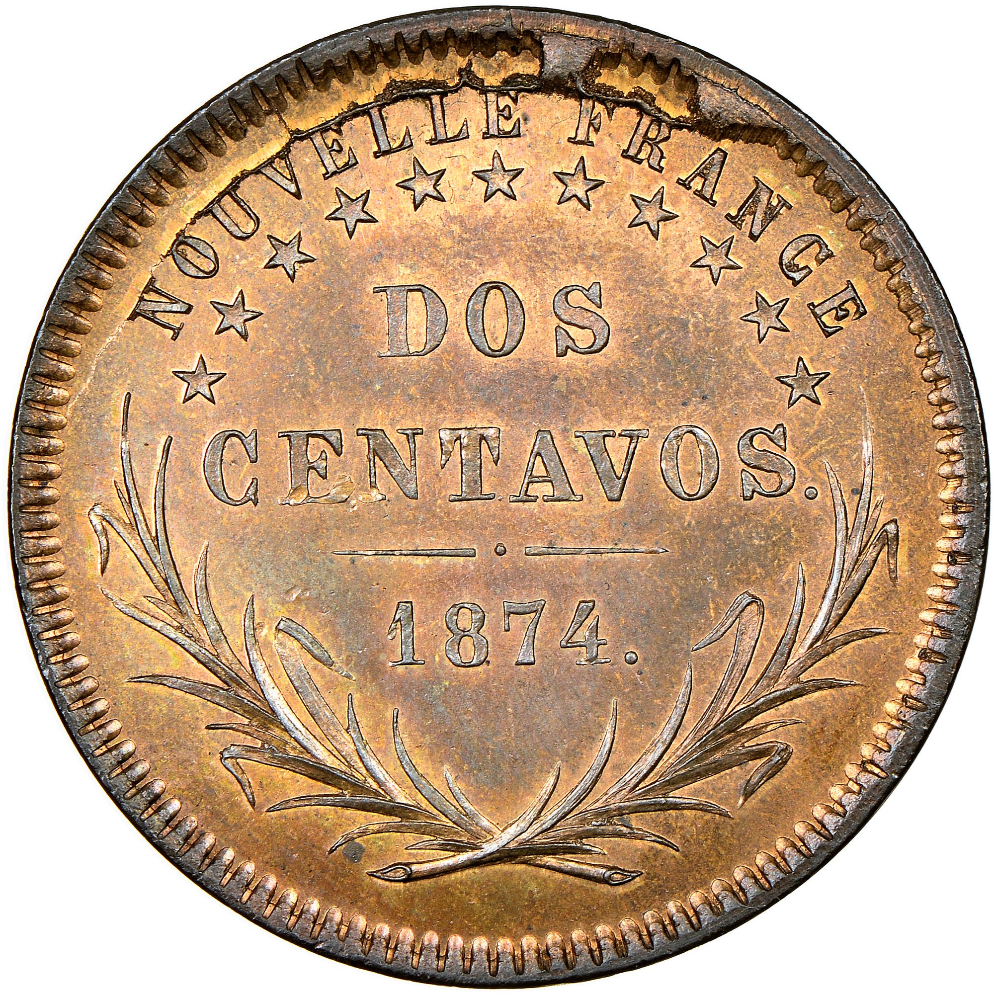 New France 2 Centavos X 1 Prices & Values | NGC