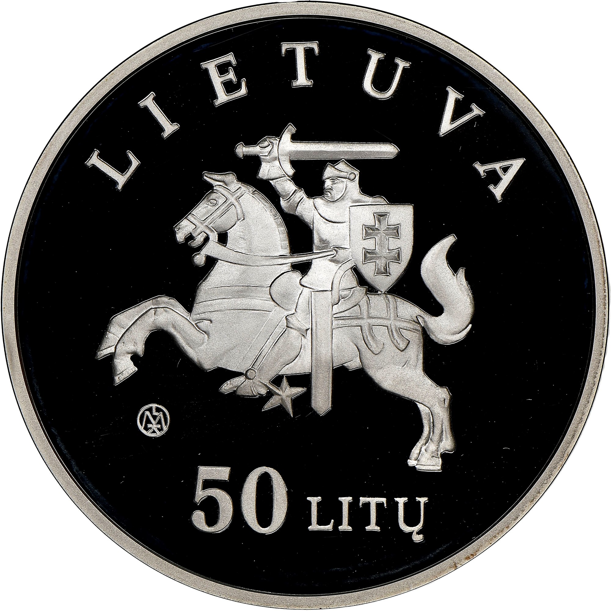 Lithuania 50 Litų KM 134 Prices & Values | NGC