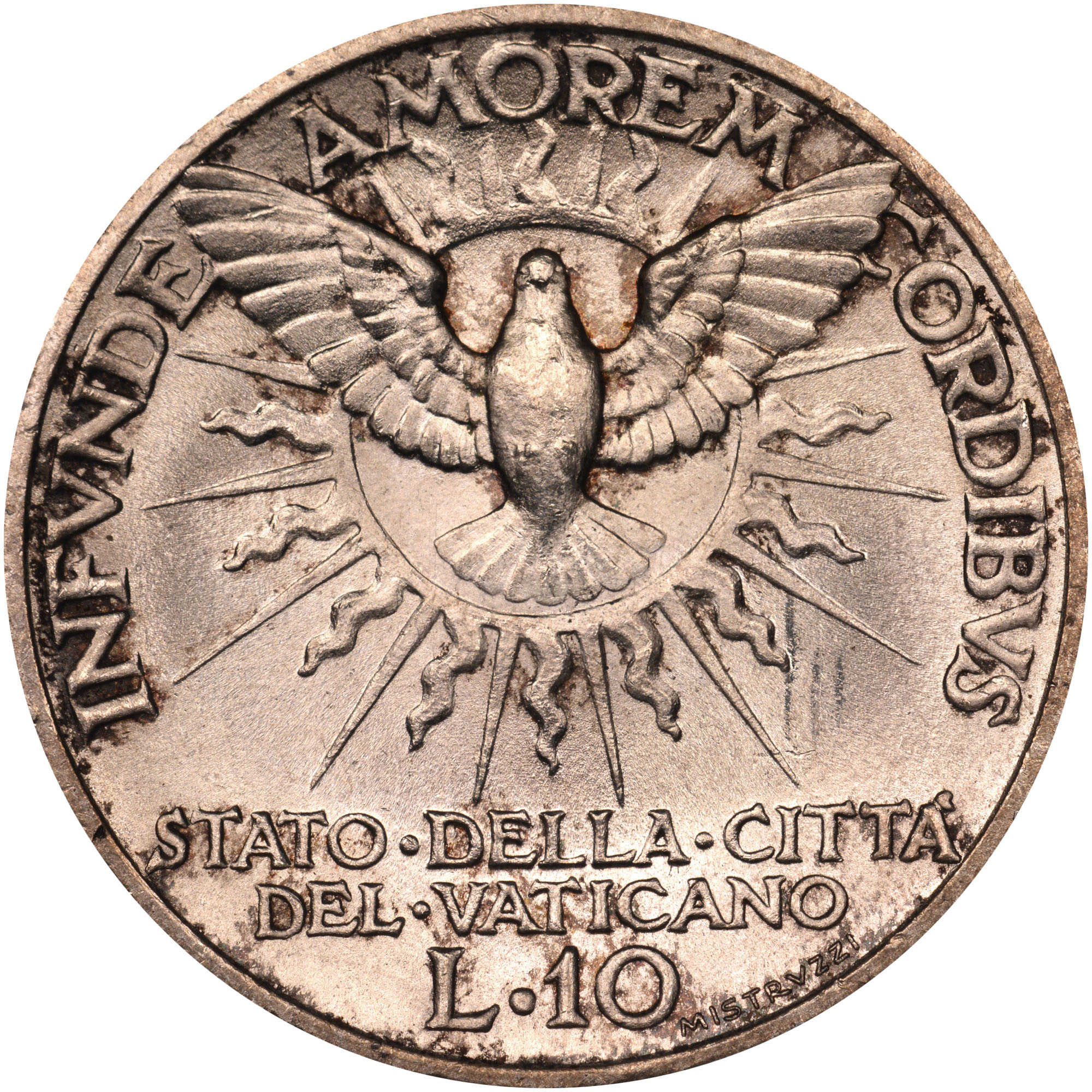 Vatican City 10 Lire KM 21 Prices & Values | NGC