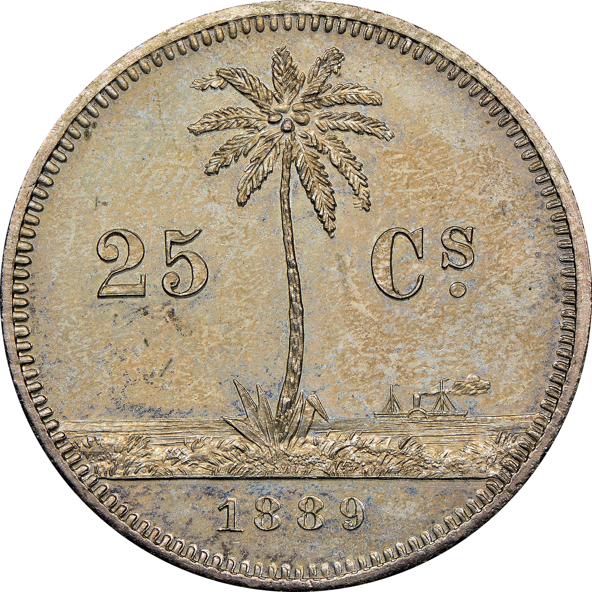 Liberia 25 Cents KM Pn30 Prices & Values | NGC