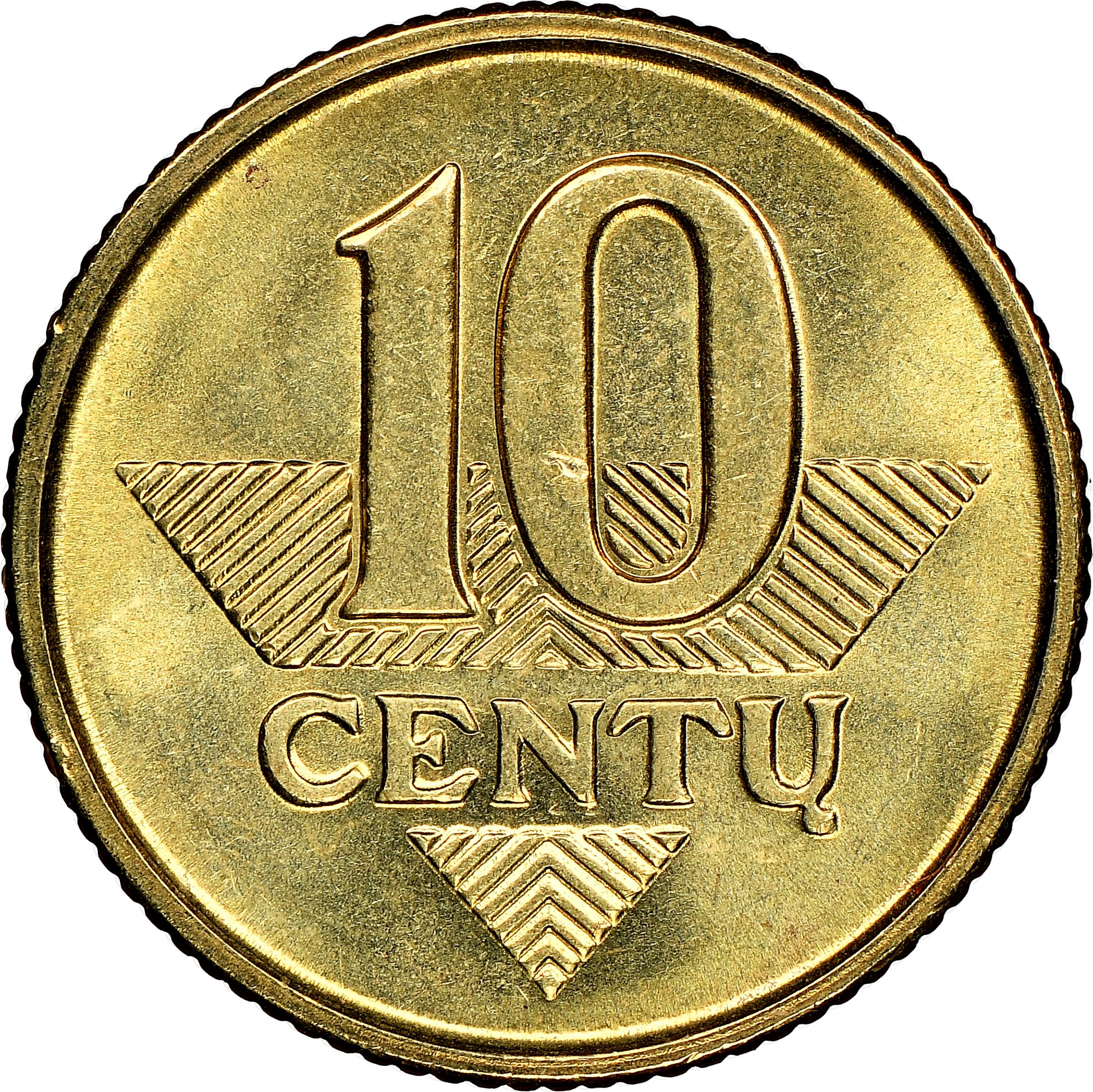 Lithuania 10 Centų KM 106 Prices & Values | NGC