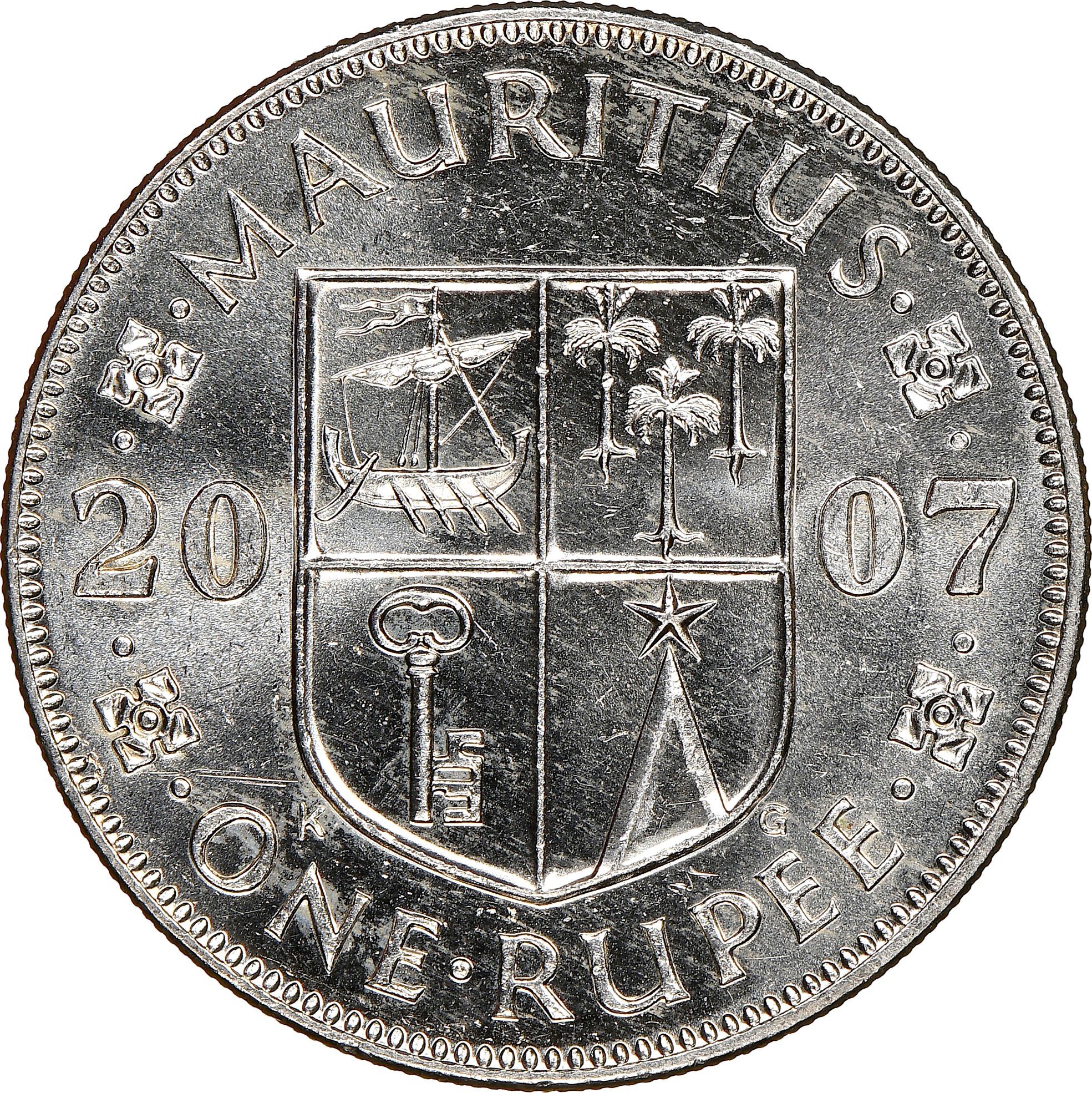 Mauritius Rupee KM 55 Prices & Values | NGC