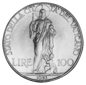 Vatican City 100 Lire KM 9 Prices & Values | NGC