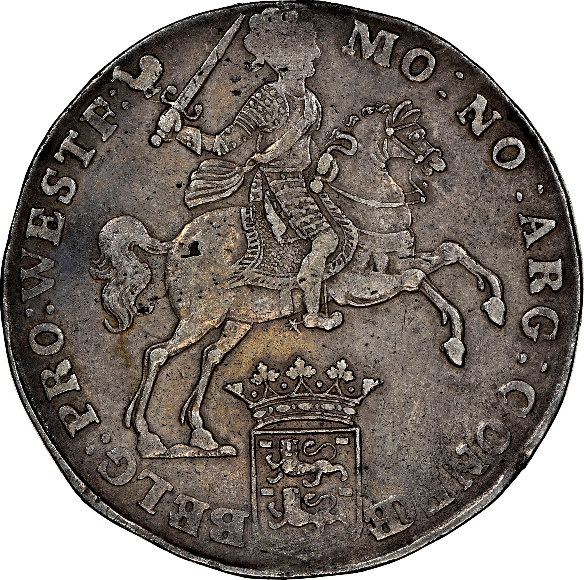 Netherlands WEST FRIESLAND Silver Rider KM 127.1 Prices & Values | NGC