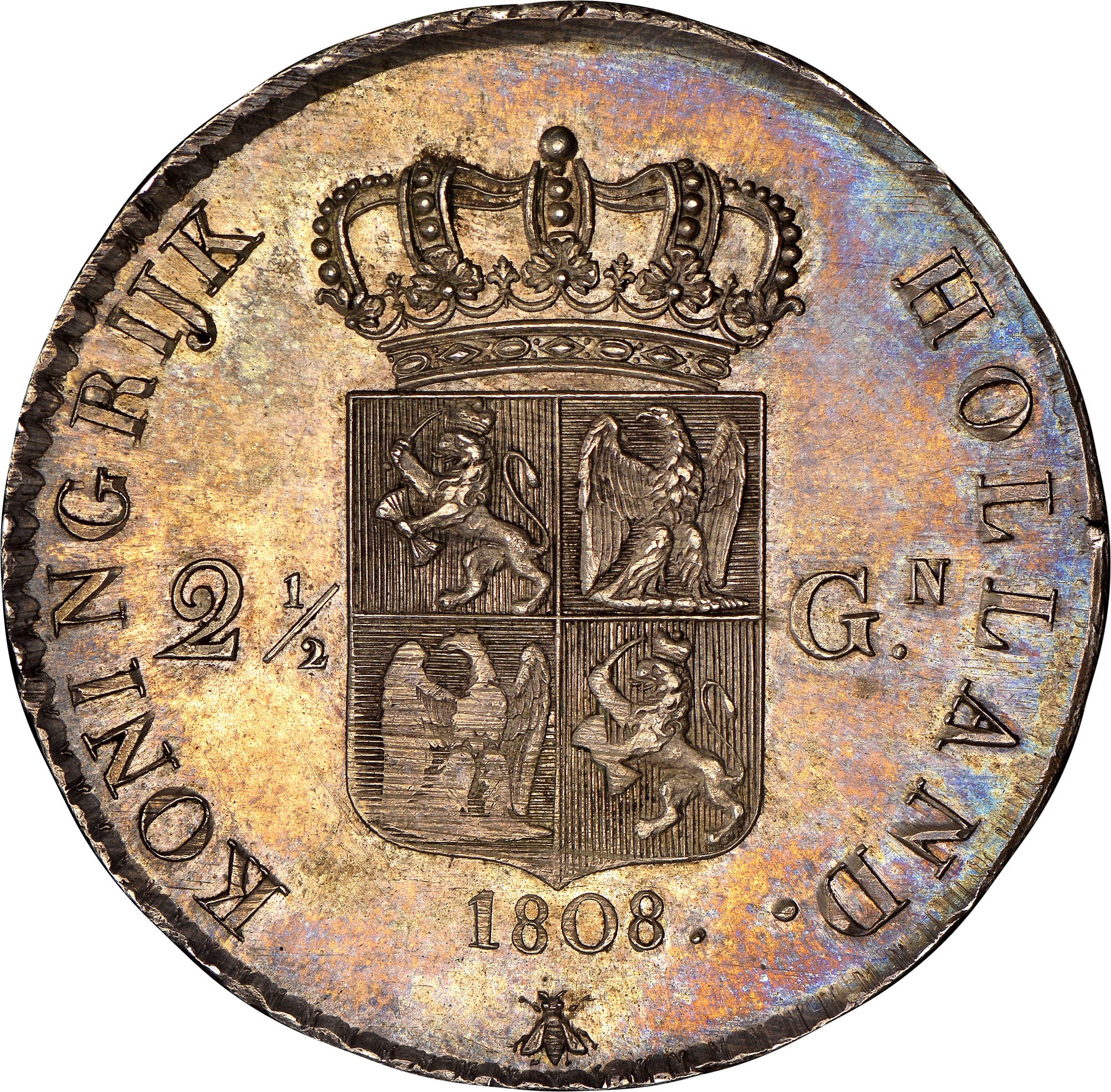 Netherlands 2-1/2 Gulden KM 32 Prices & Values | NGC