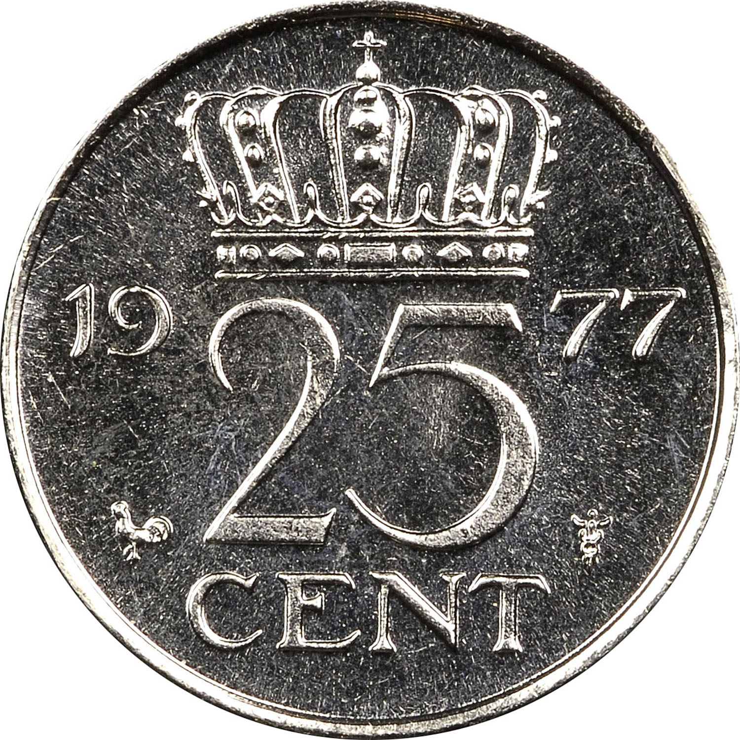 Netherlands 25 Cents KM 183 Prices & Values | NGC
