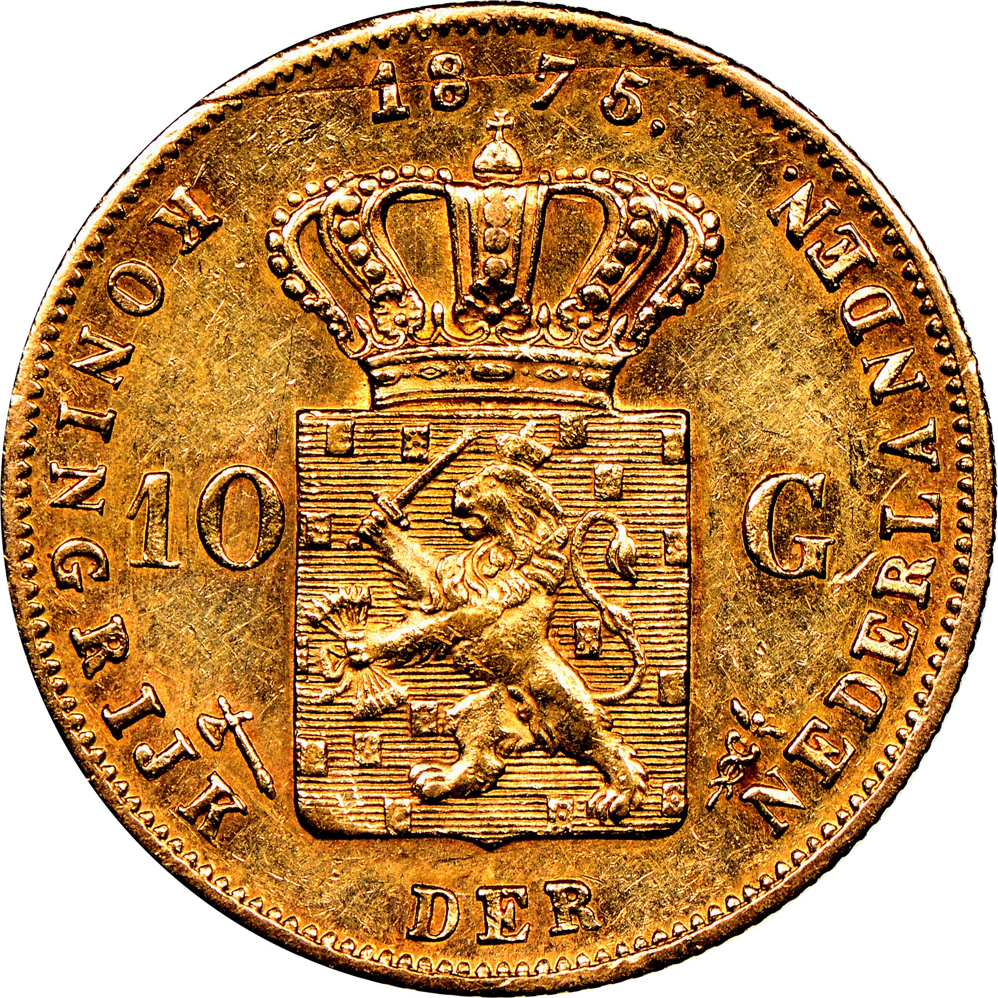 Netherlands 10 Gulden KM 105 Prices & Values | NGC