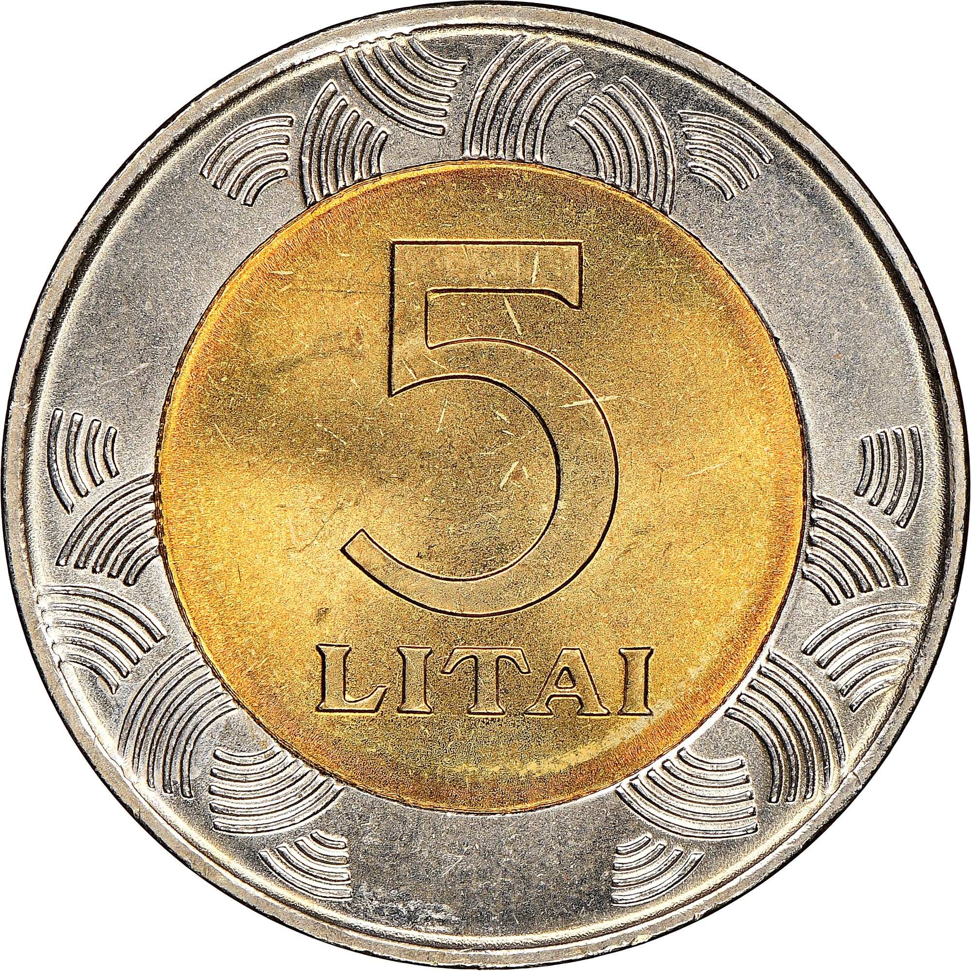 Lithuania 5 Litai KM 113 Prices & Values | NGC