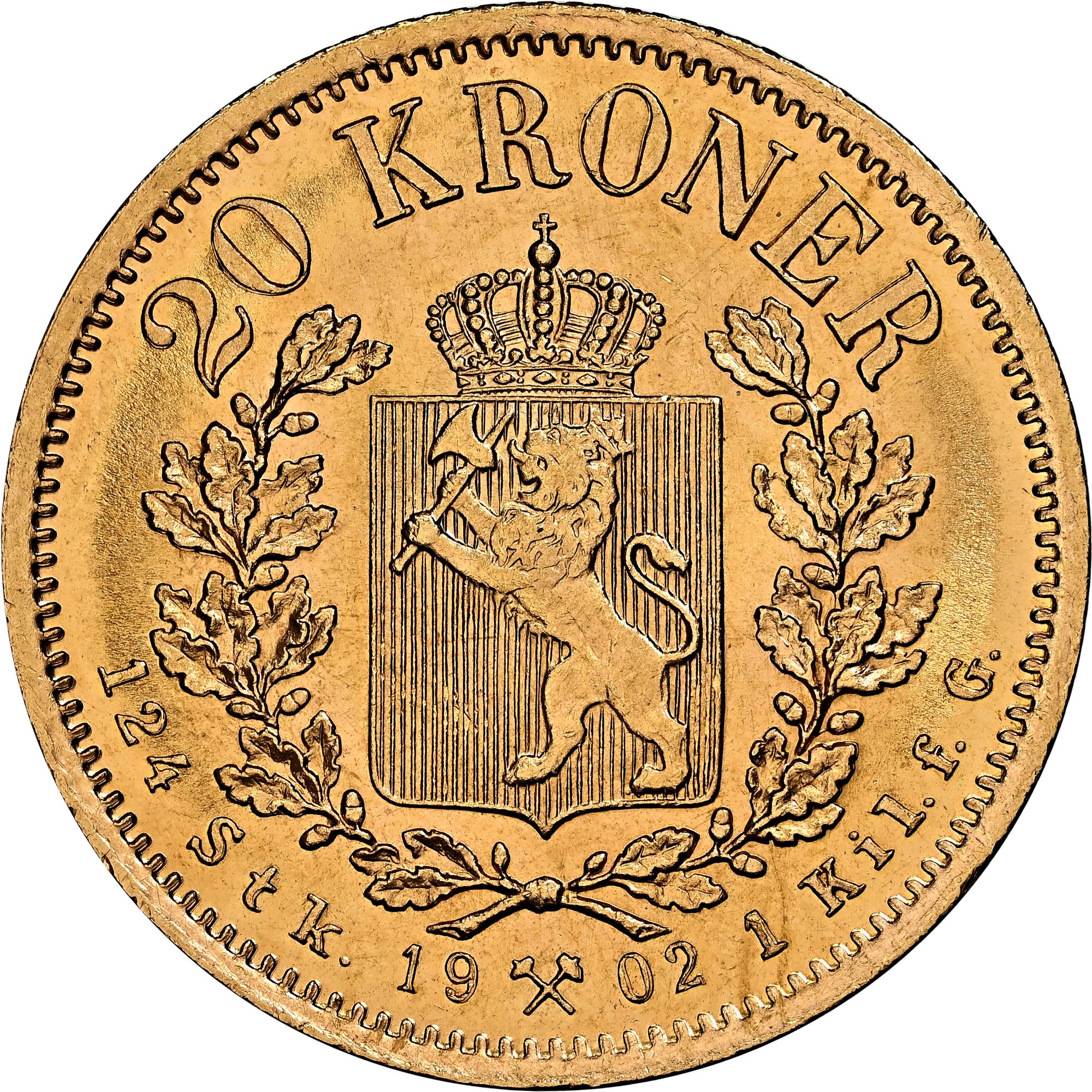 Norway 20 Kroner KM 355 Prices & Values | NGC