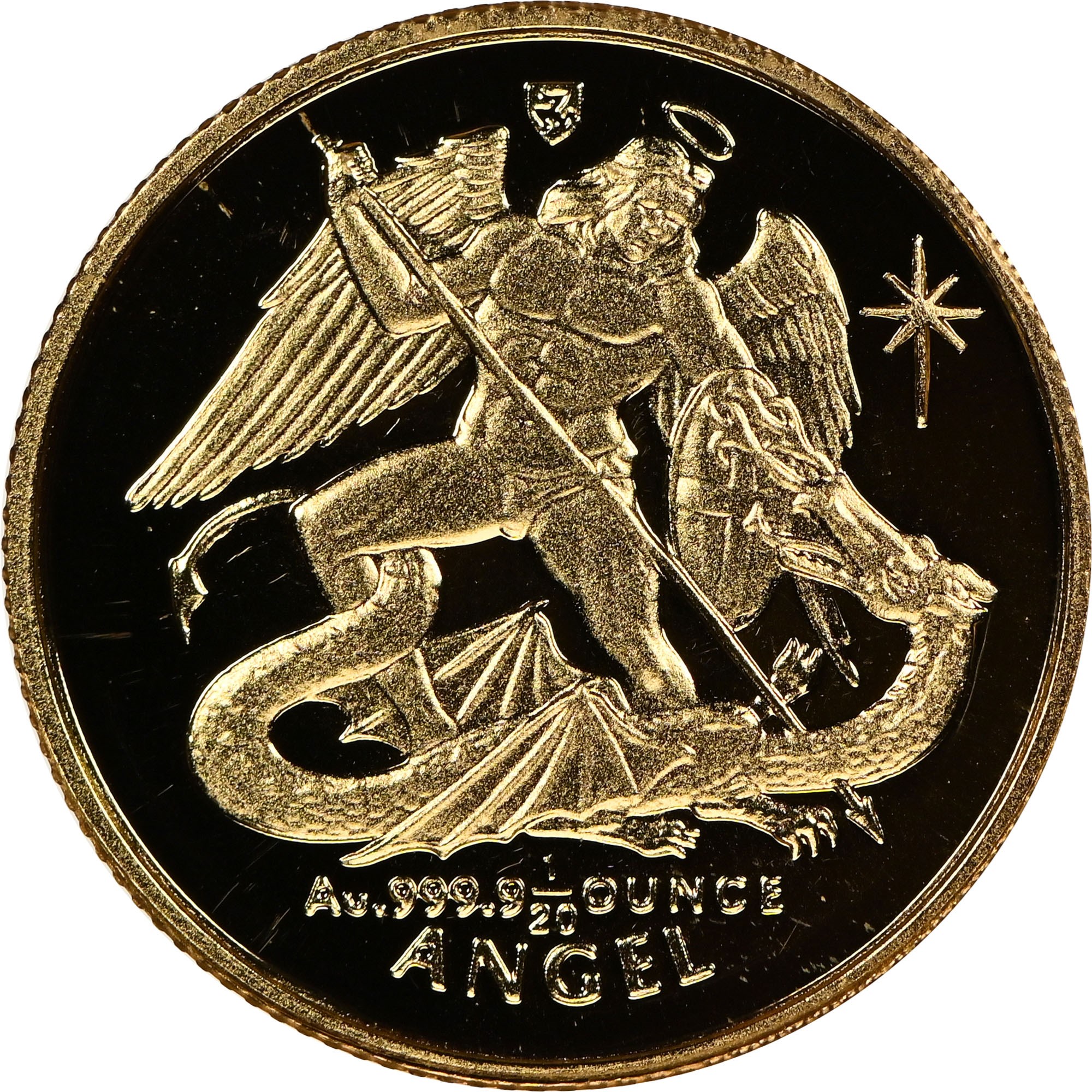 Isle Of Man 1/20 Angel KM 393 Prices & Values | NGC