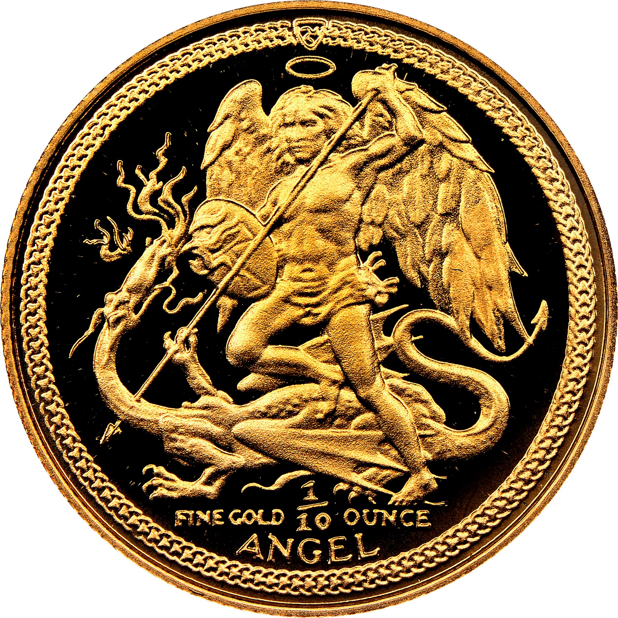 Isle Of Man 1/10 Angel KM 140 Prices & Values | NGC