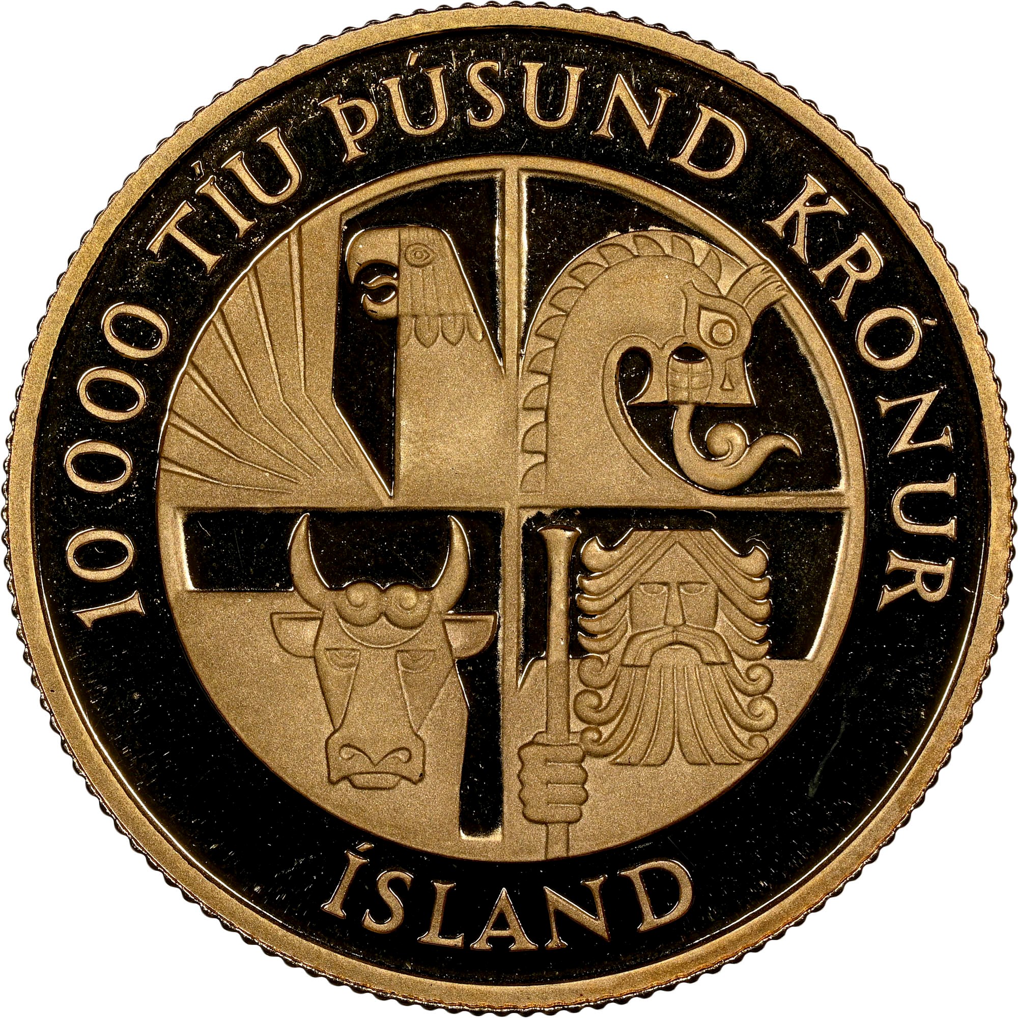 Iceland 10000 Krónur KM 22 Prices & Values | NGC