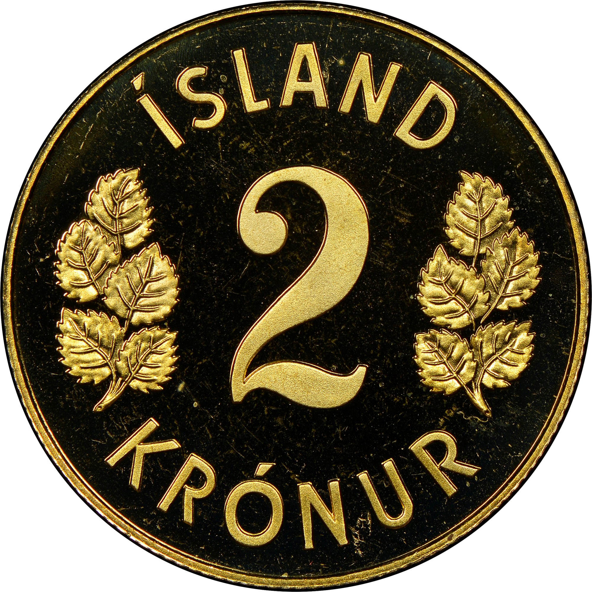 Iceland 2 Krónur KM 13a.1 Prices & Values | NGC