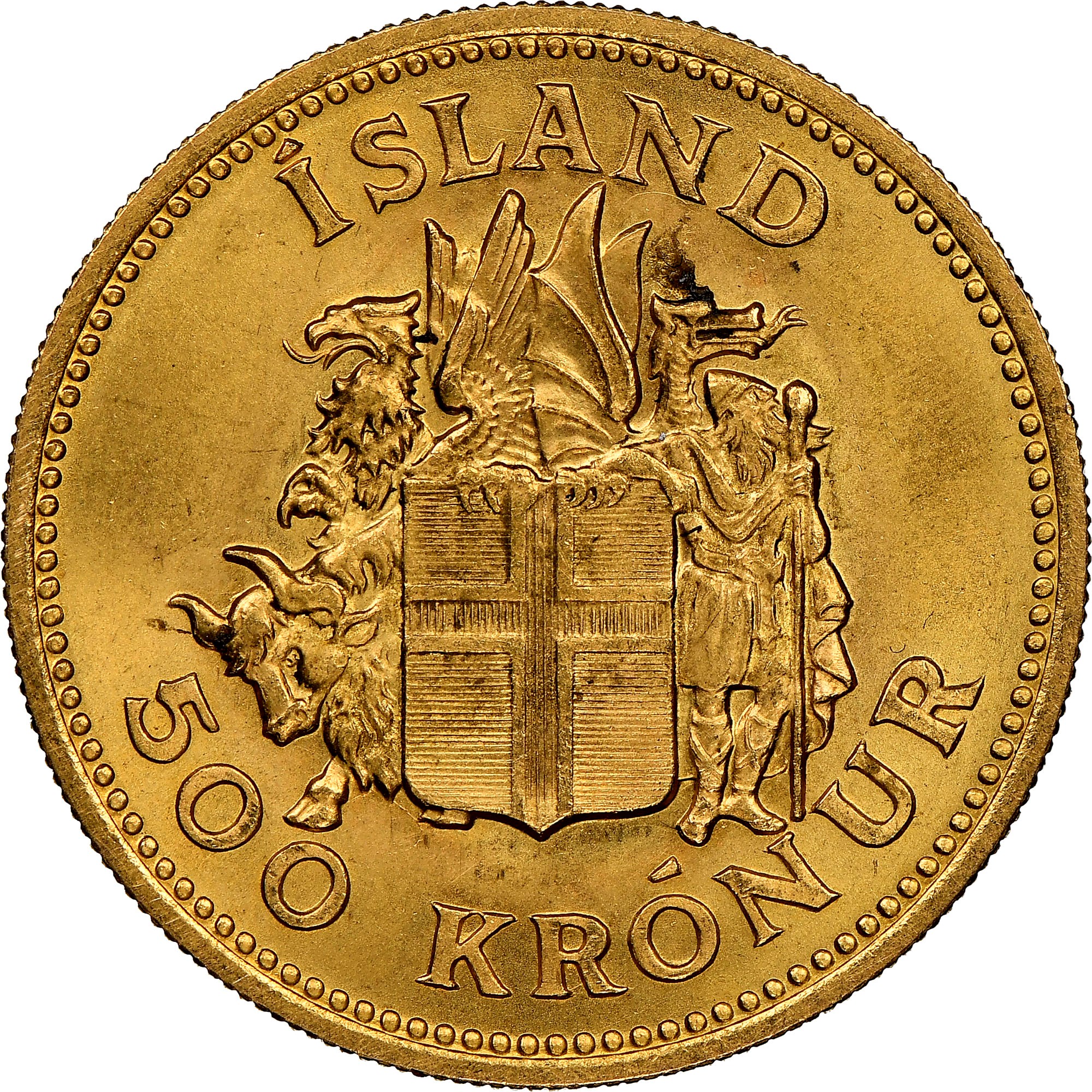 Iceland 500 Krónur KM 14 Prices & Values | NGC