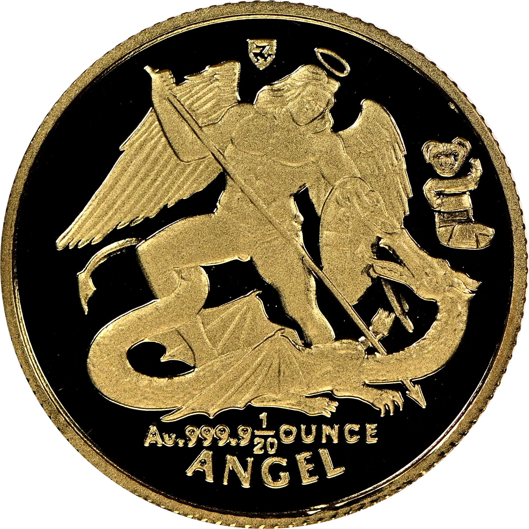 Isle Of Man 1/20 Angel KM 393 Prices & Values | NGC