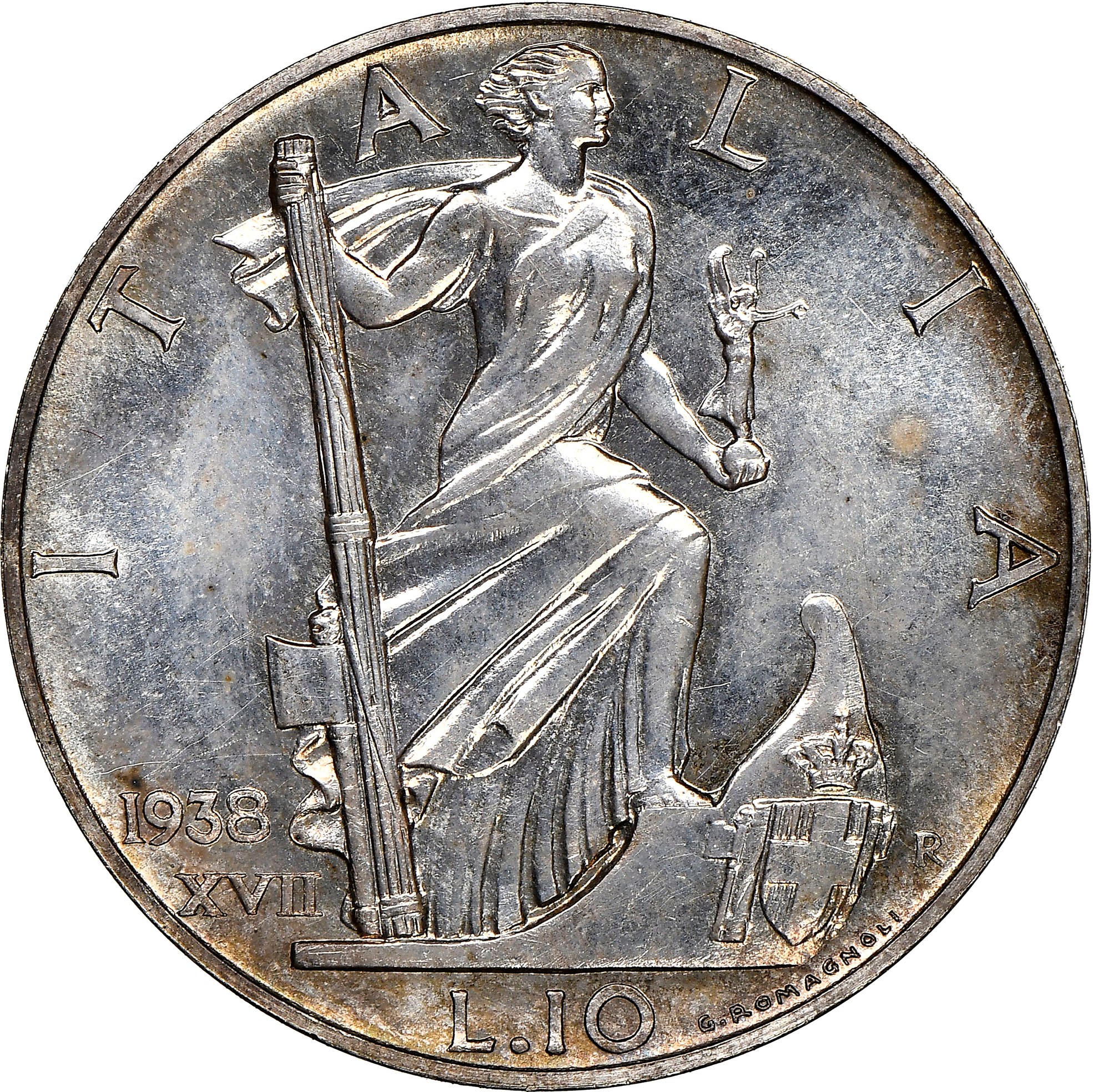 Italy 10 Lire KM 80 Prices & Values | NGC