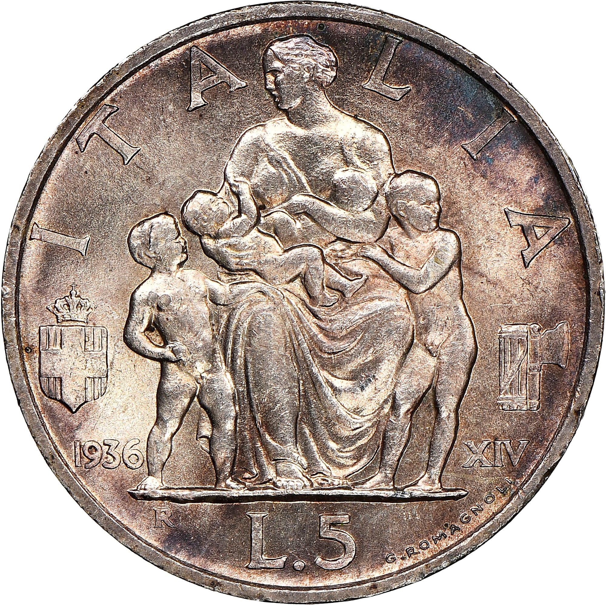 Italy 5 Lire KM 79 Prices & Values | NGC