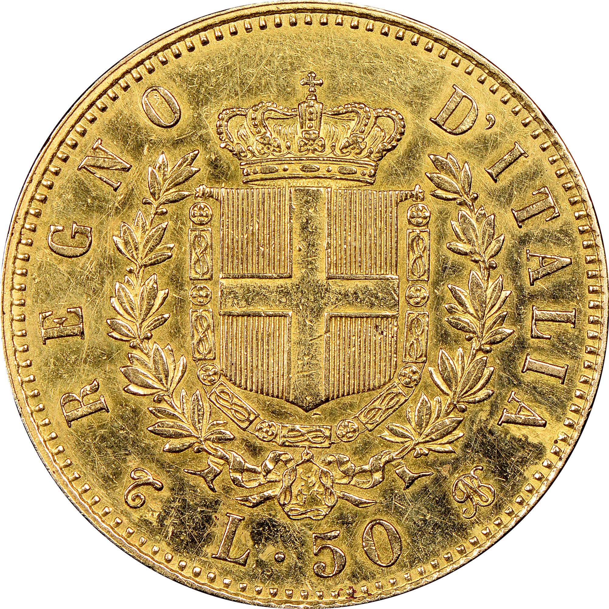 Italy 50 Lire KM 18 Prices & Values | NGC