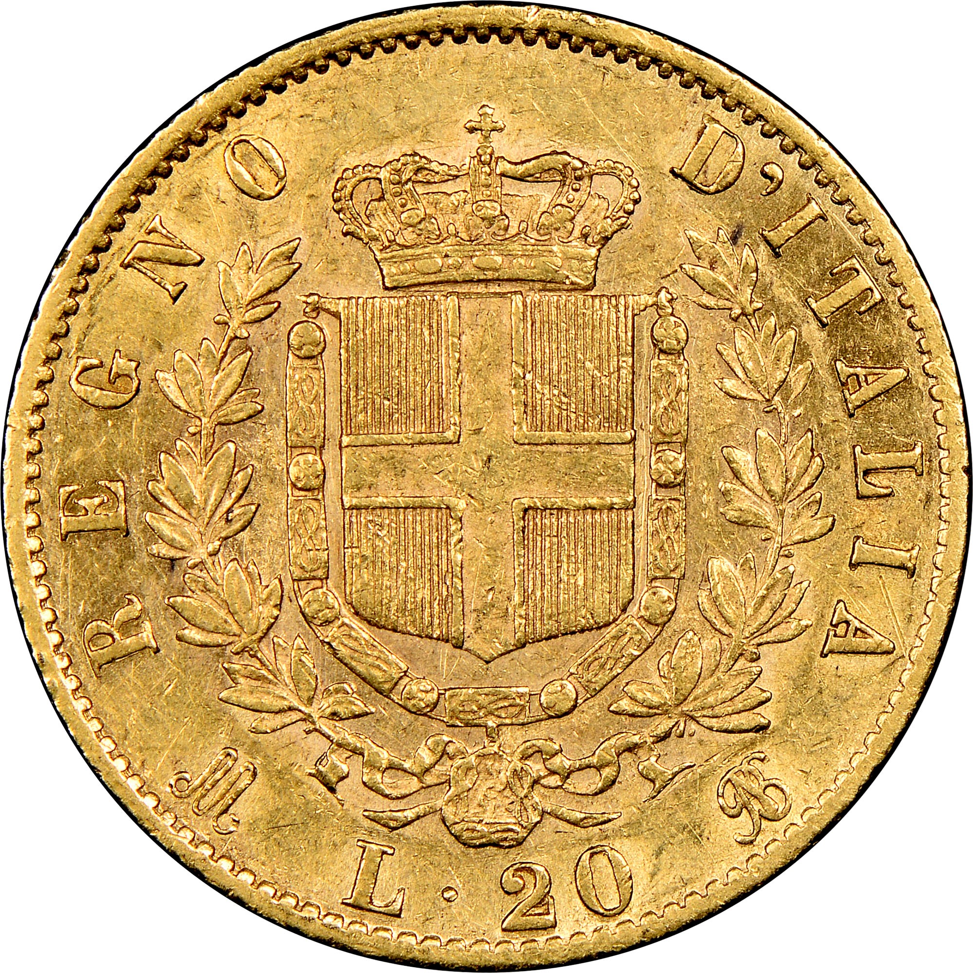 Italy 20 Lire KM 10.3 Prices & Values | NGC