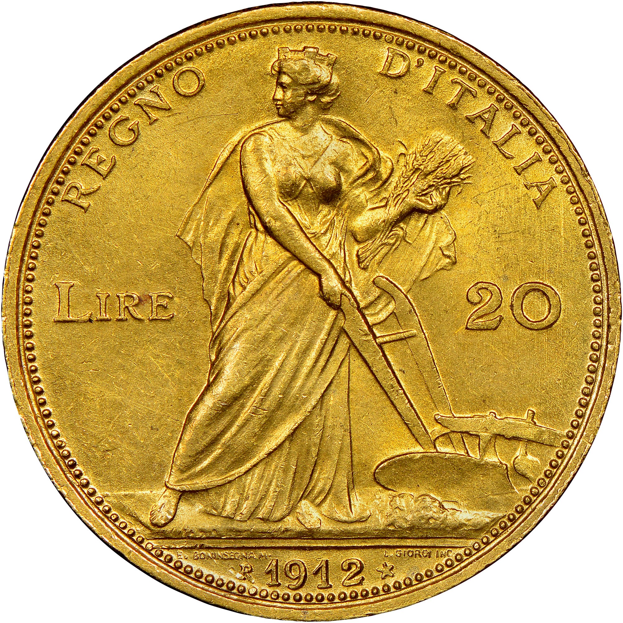 Italy 20 Lire KM 48 Prices & Values | NGC