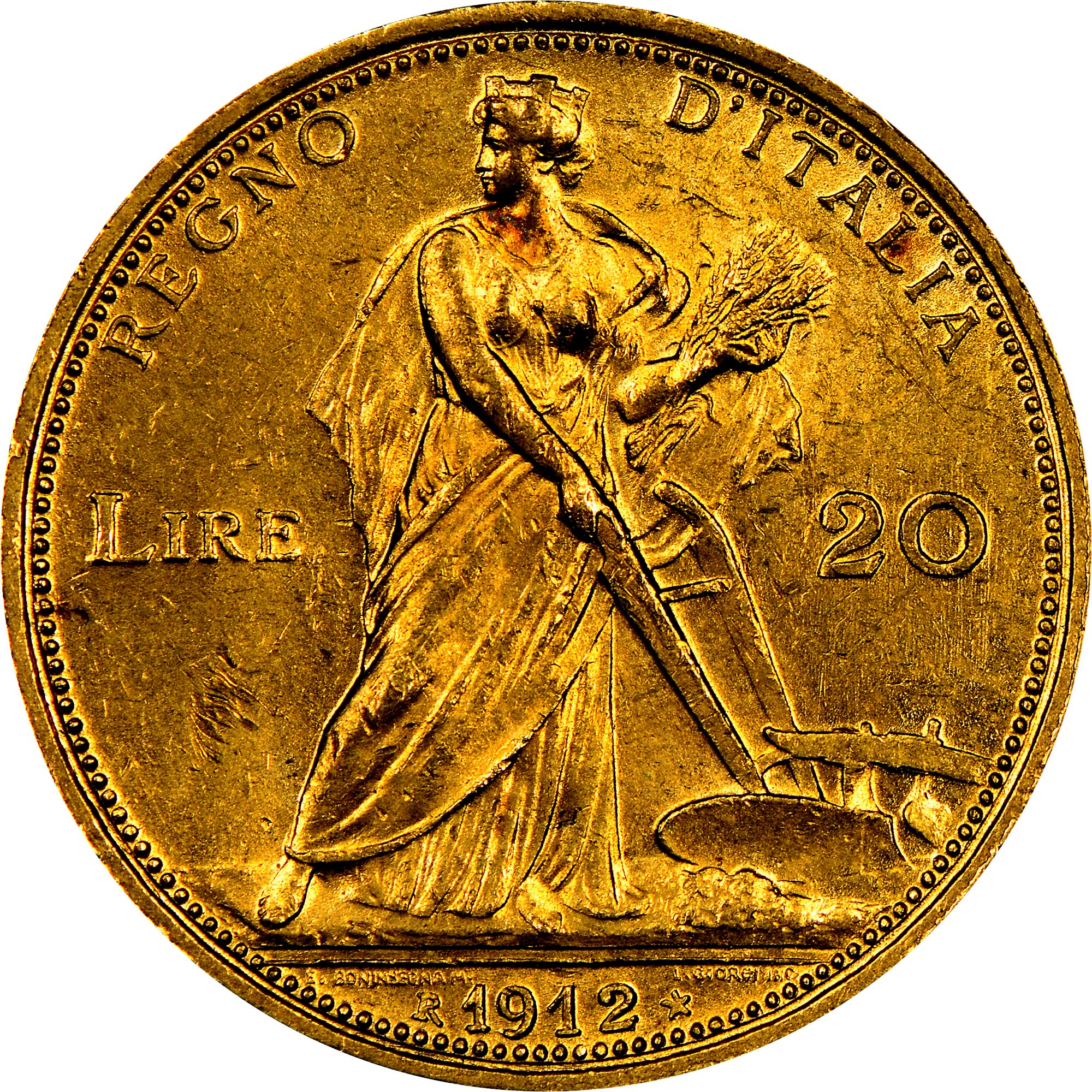 Italy 20 Lire KM 48 Prices & Values | NGC