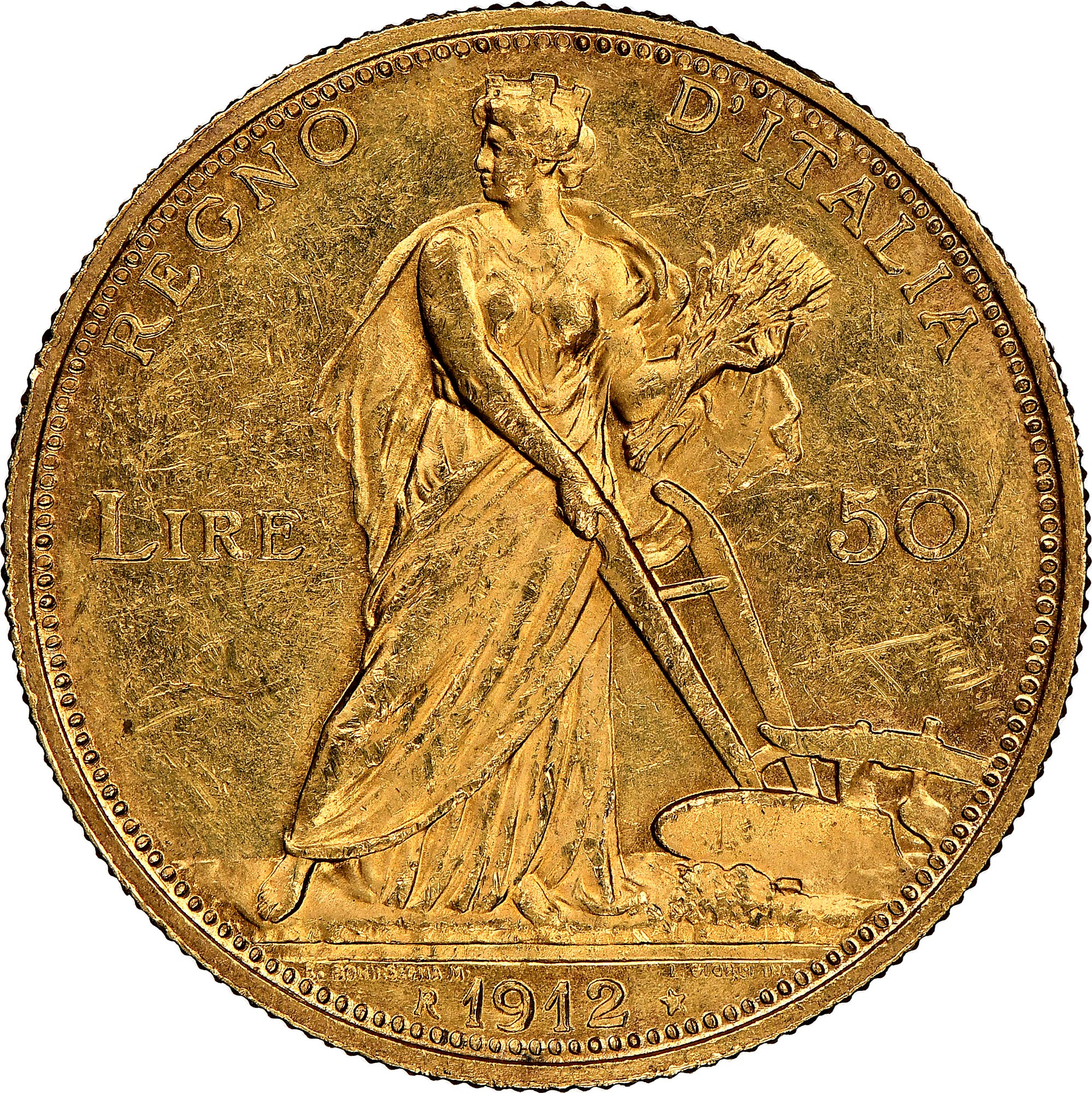 Italy 50 Lire KM 49 Prices & Values | NGC