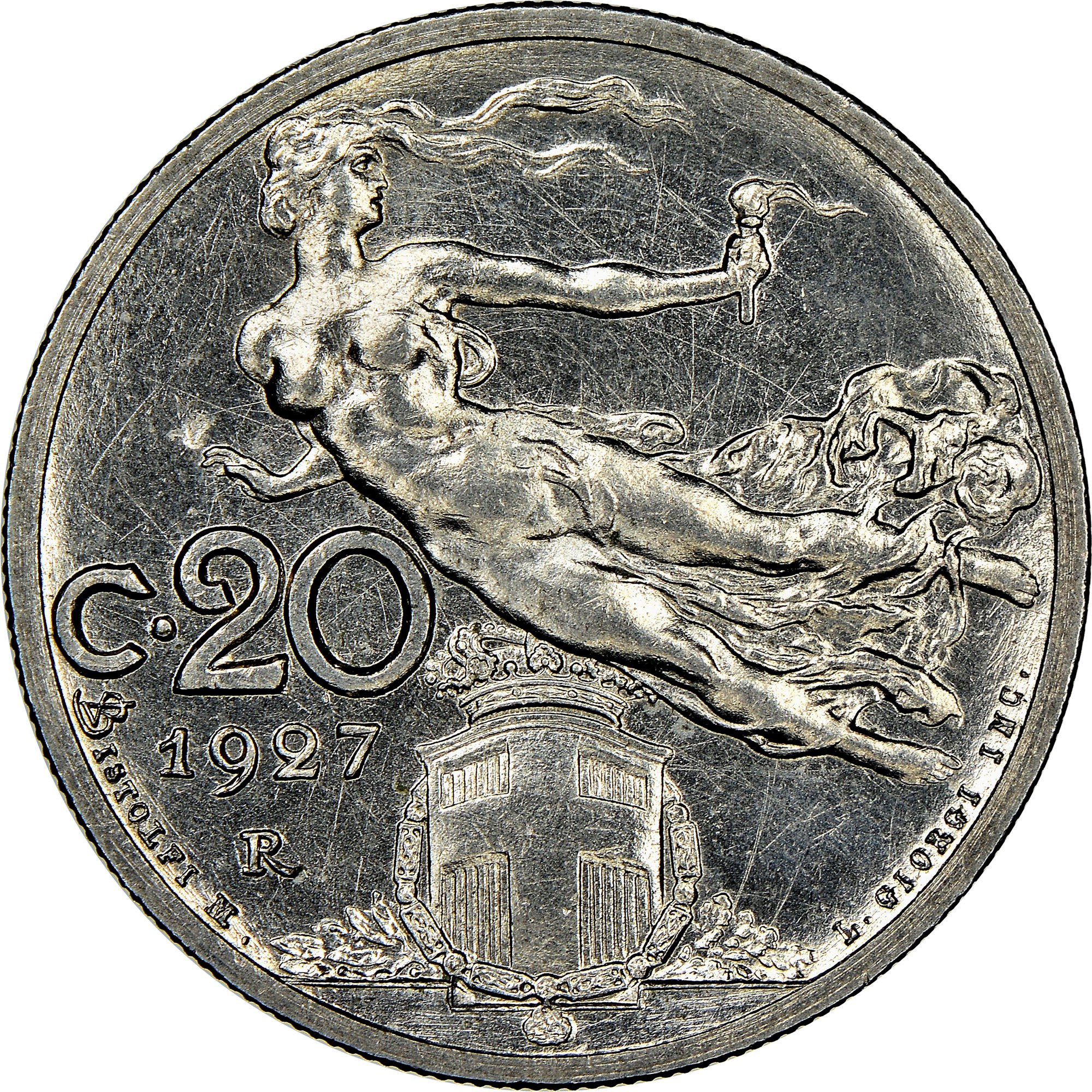 Italy 20 Centesimi KM 44 Prices & Values | NGC