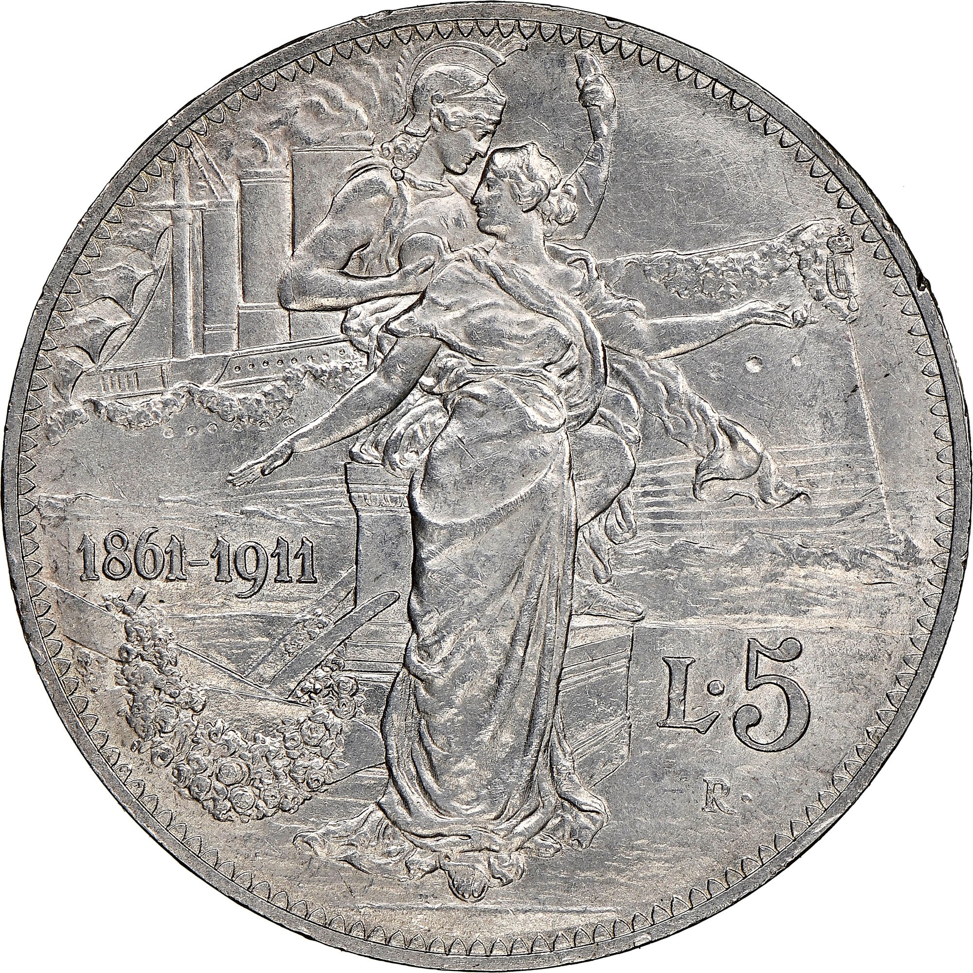 Italy 5 Lire KM 53 Prices & Values | NGC