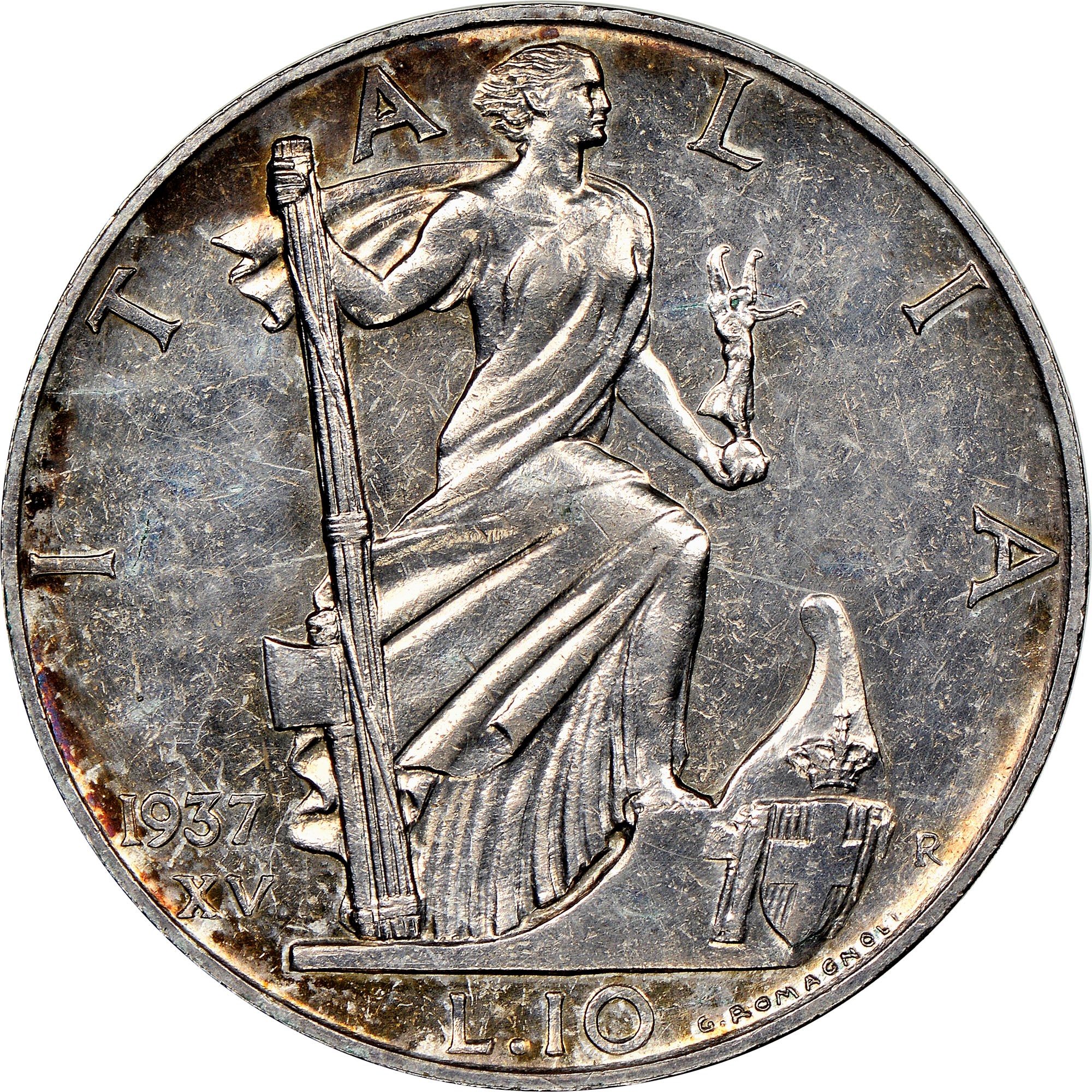 Italy 10 Lire KM 80 Prices & Values | NGC