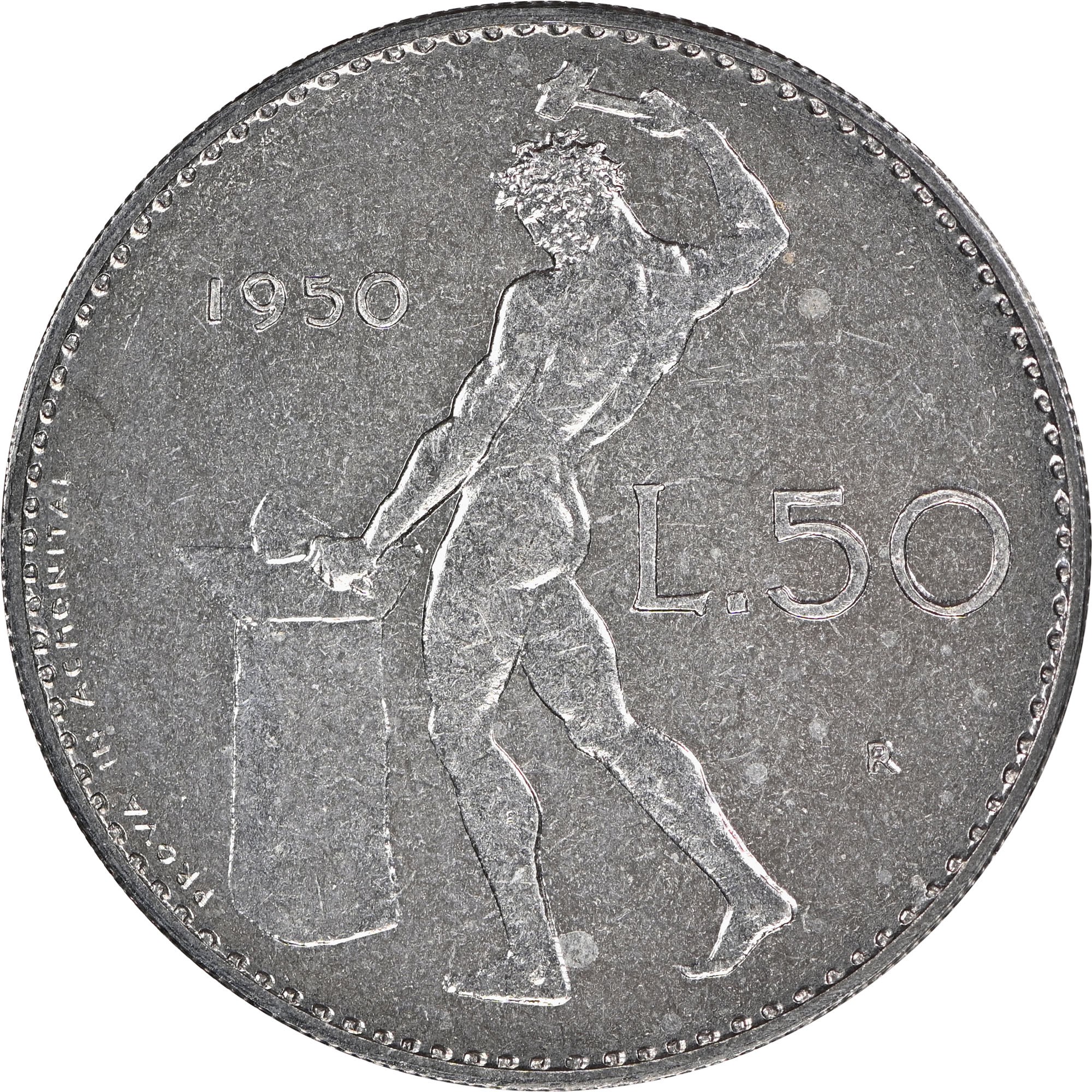 Italy 50 Lire KM Pn42 Prices & Values | NGC