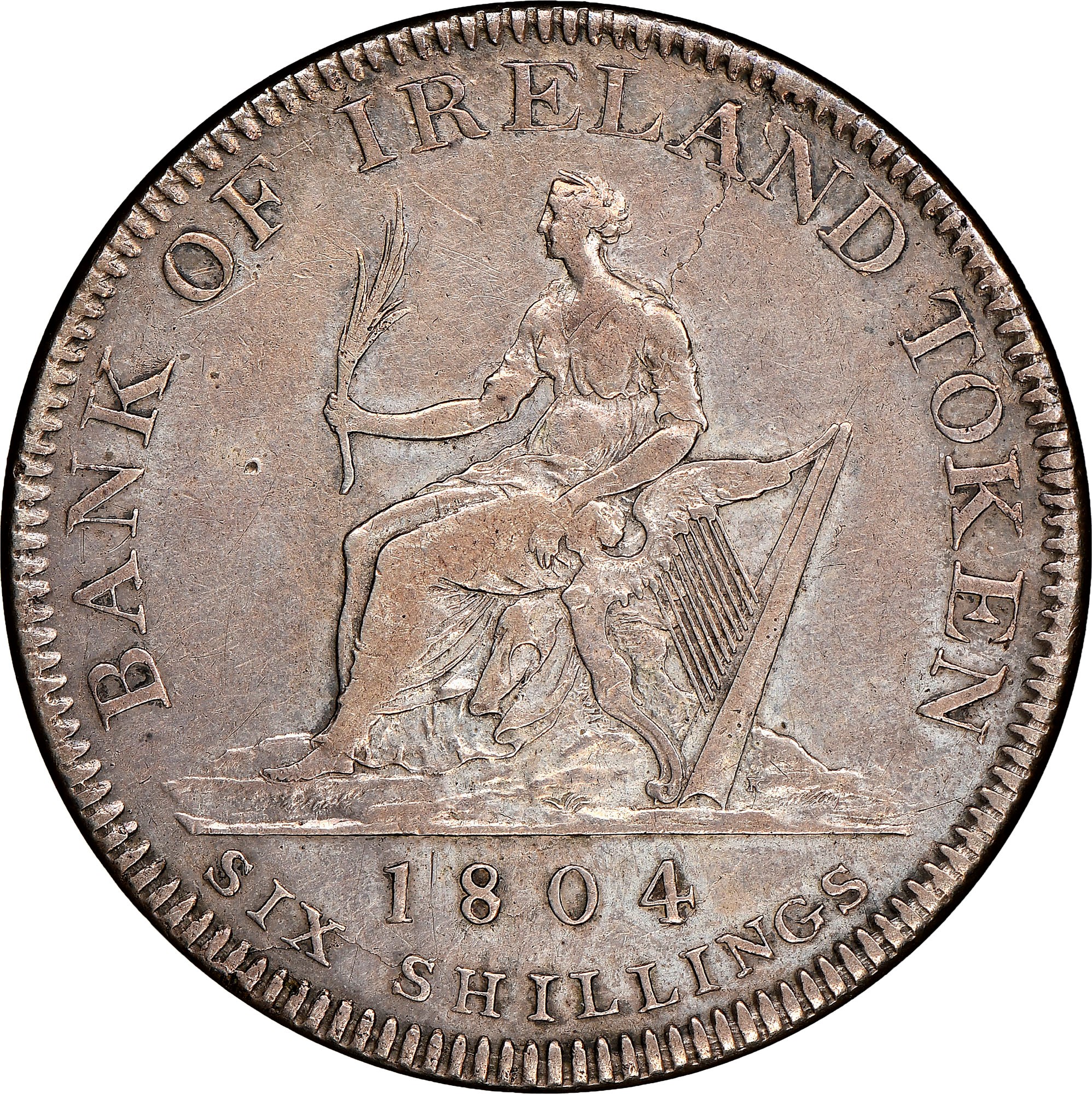 Ireland 6 Shilling Token KM Tn1 Prices & Values | NGC