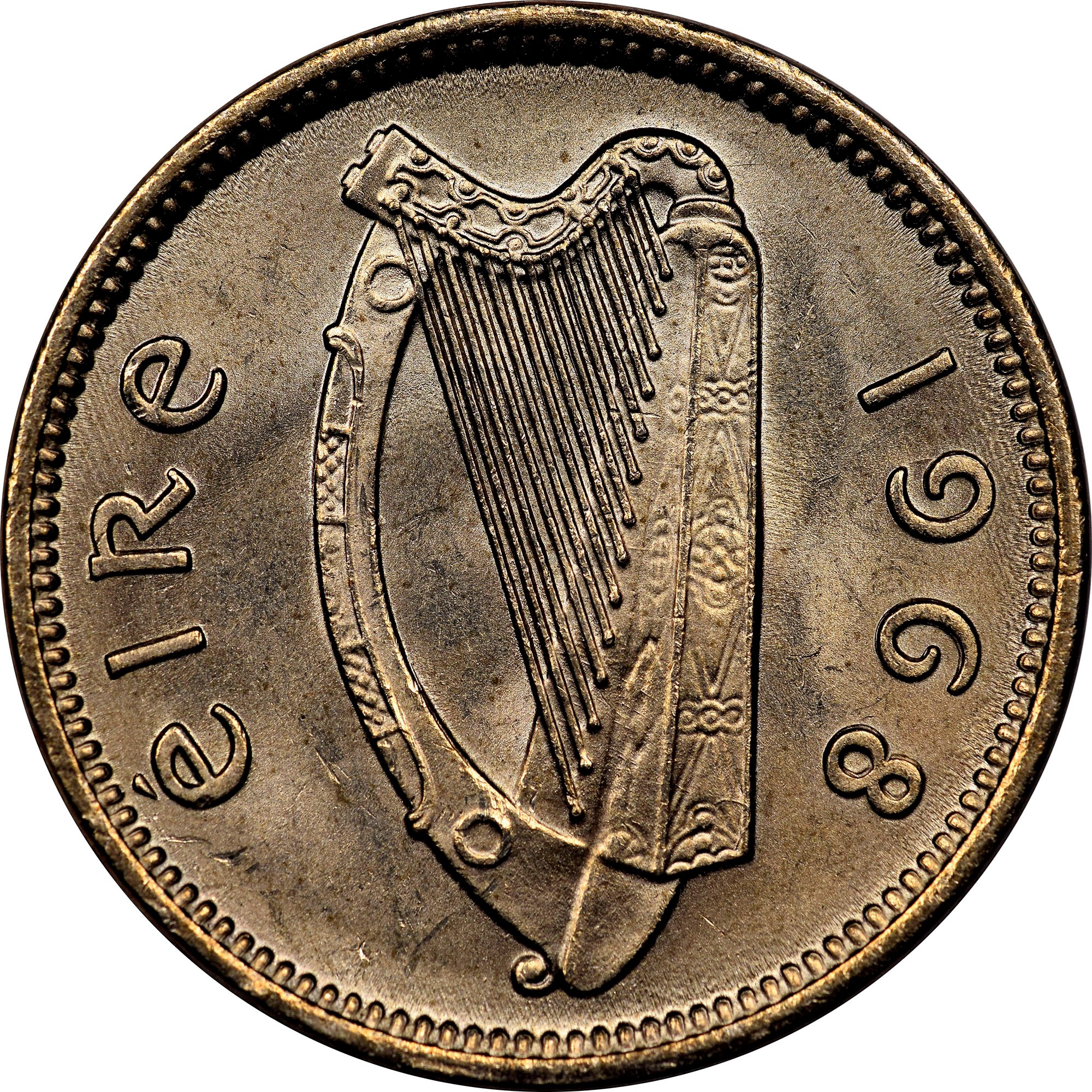 Ireland Republic 3 Pence KM 12a Prices & Values | NGC