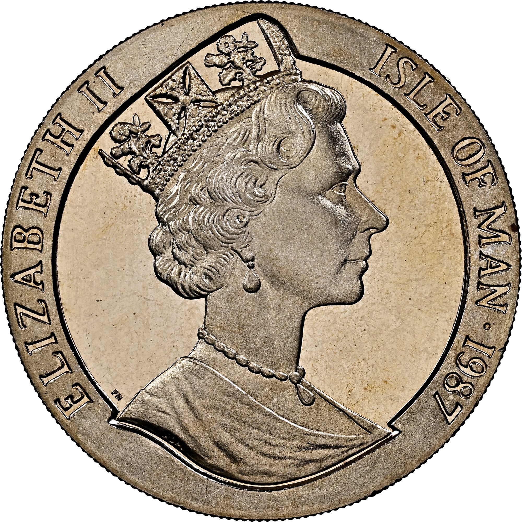 Isle Of Man Crown KM 186 Prices & Values | NGC