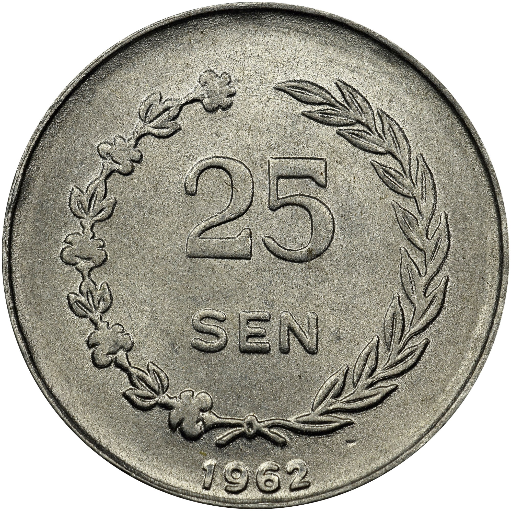 Indonesia RIAU ARCHIPELAGO 25 Sen KM 8.1 Prices & Values | NGC