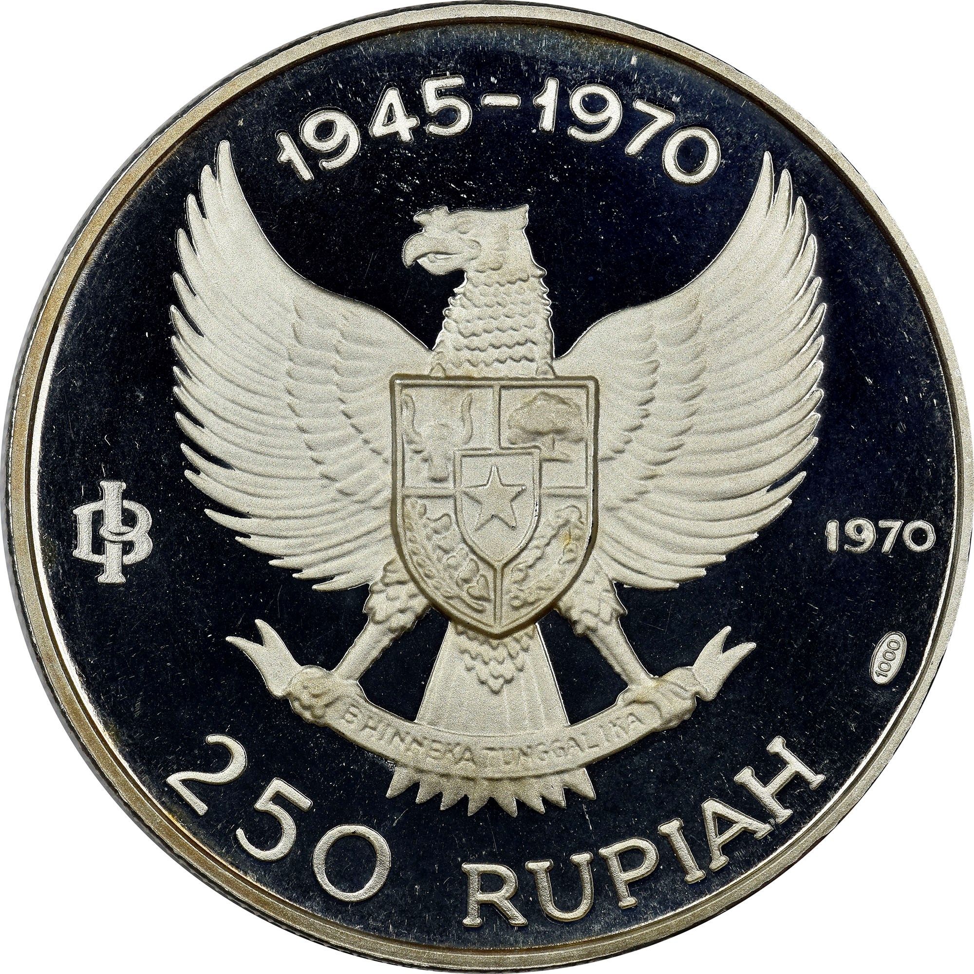 Indonesia 250 Rupiah KM 24 Prices & Values | NGC