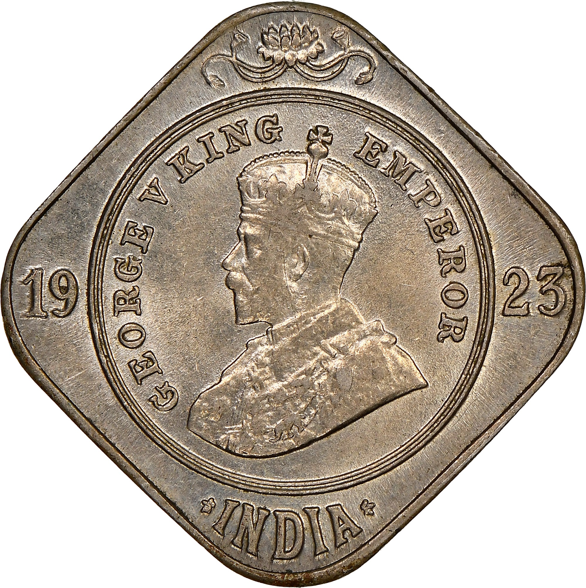 India-British 2 Annas KM 516 Prices & Values | NGC