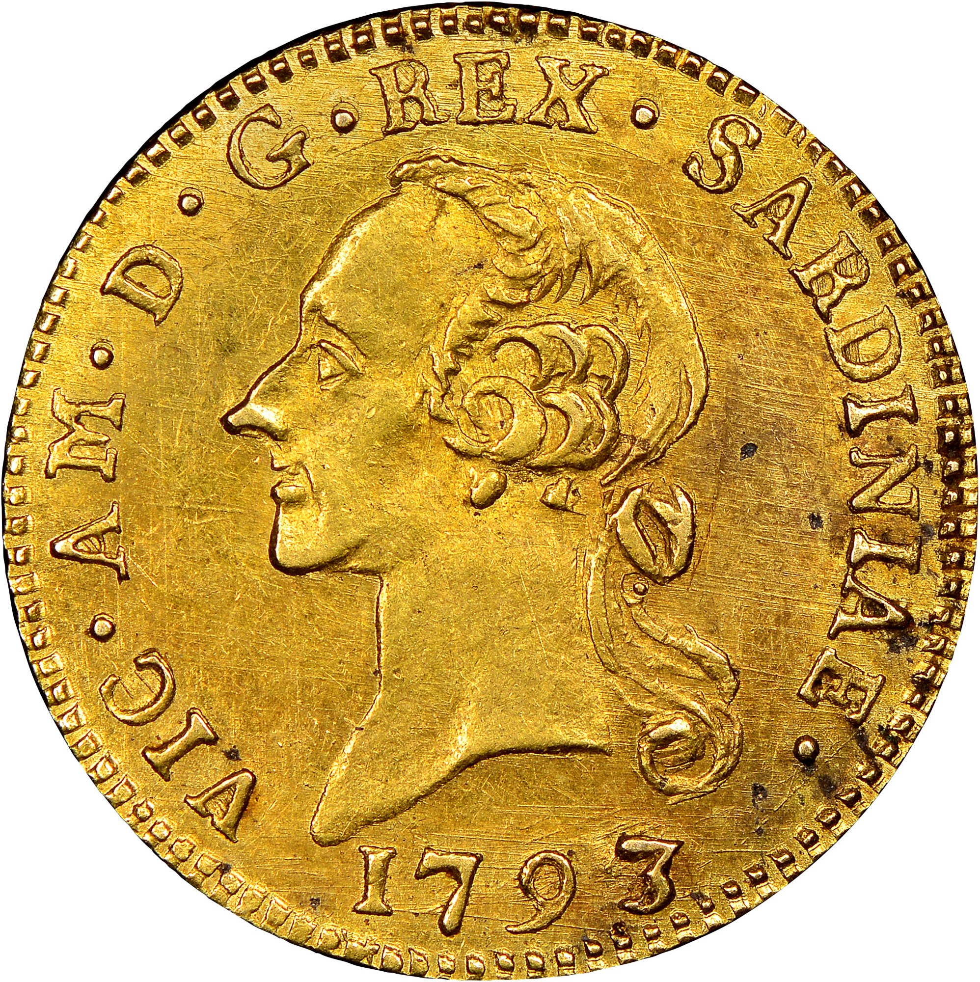 Italian States SARDINIA 1/2 Doppia KM 85 Prices & Values | NGC