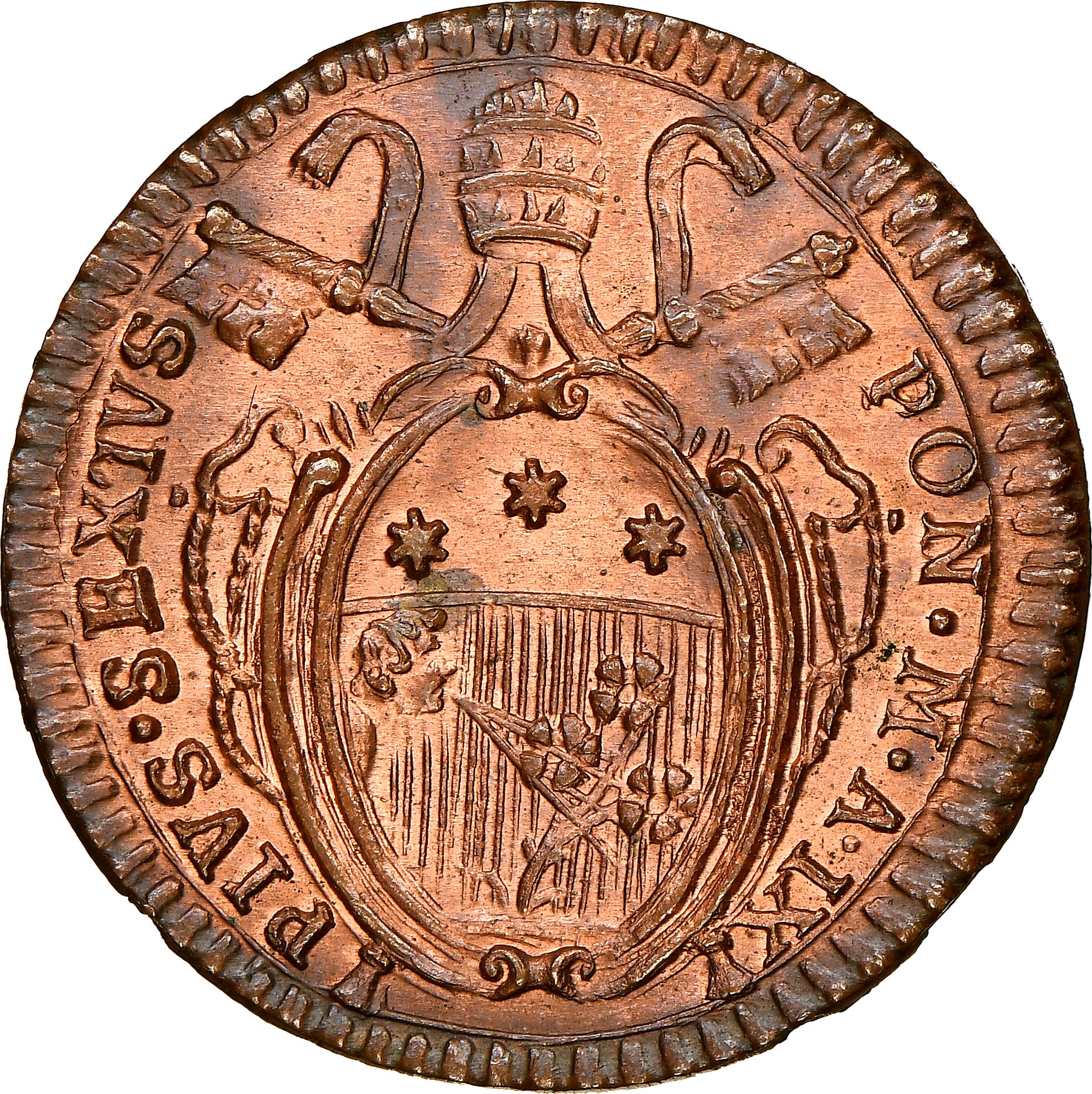 Italian States PAPAL STATES Quattrino KM 1223 Prices & Values | NGC