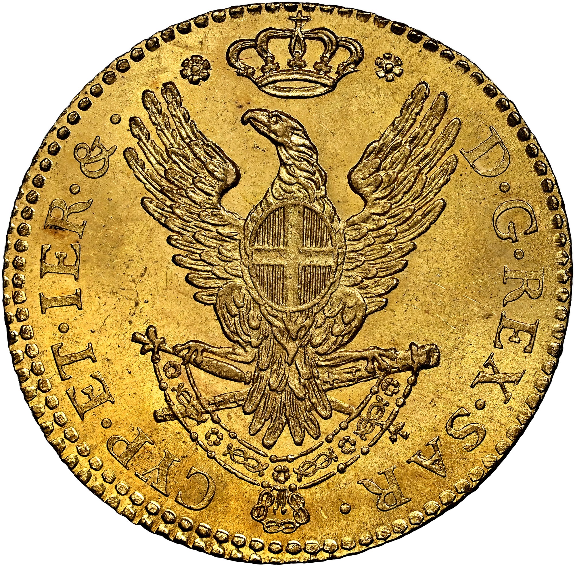 Italian States SARDINIA Doppia KM 99 Prices & Values | NGC
