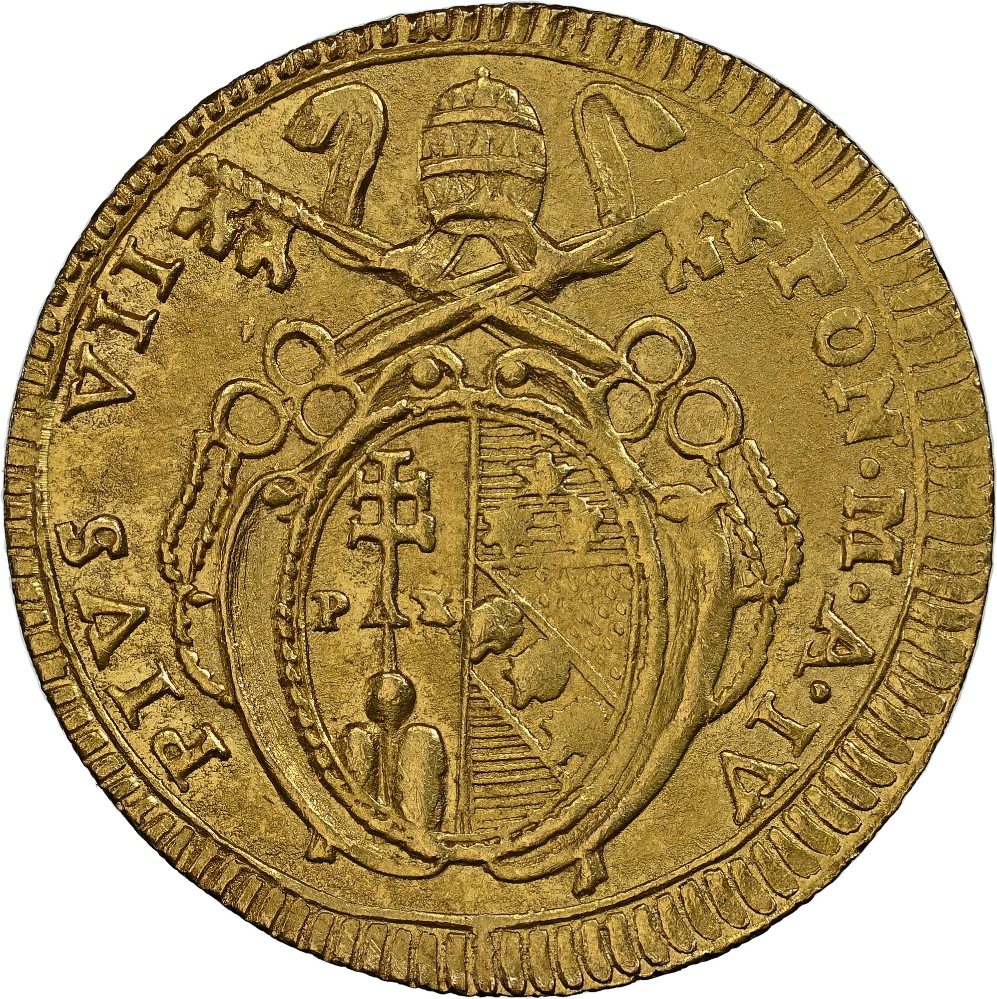 Italian States PAPAL STATES Doppia KM 1070 Prices & Values | NGC