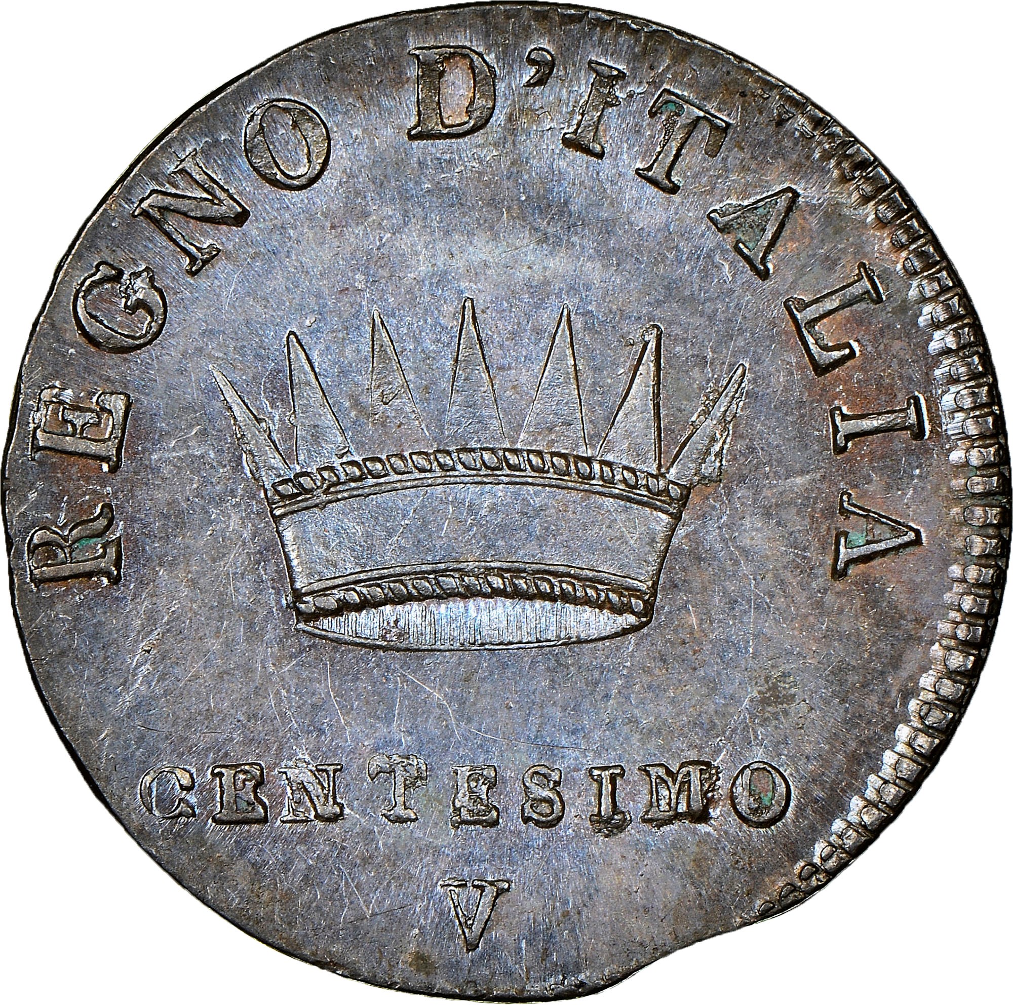 Italian States KINGDOM OF NAPOLEON Centesimo C 1.3 Prices & Values | N