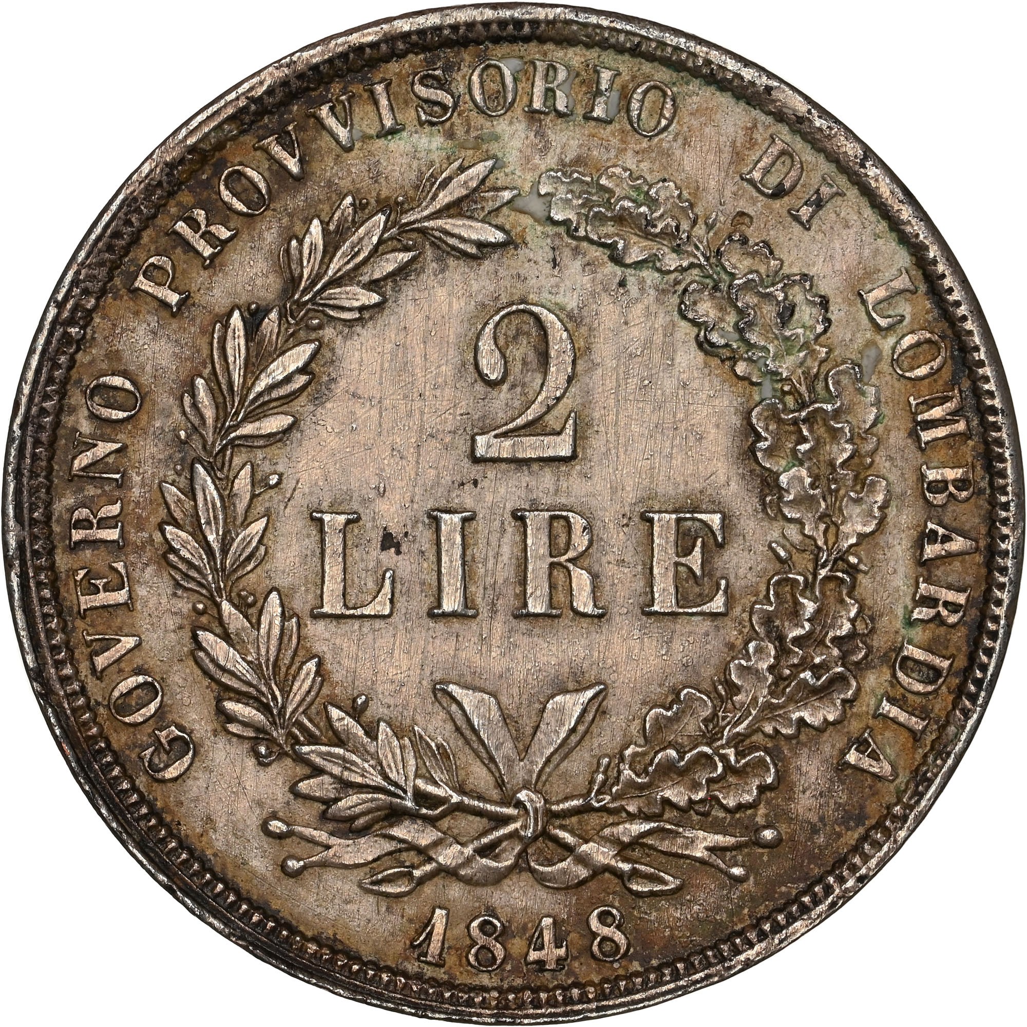 Italian States LOMBARDY-VENETIA 2 Lira KM Pn8 Prices & Values | NGC