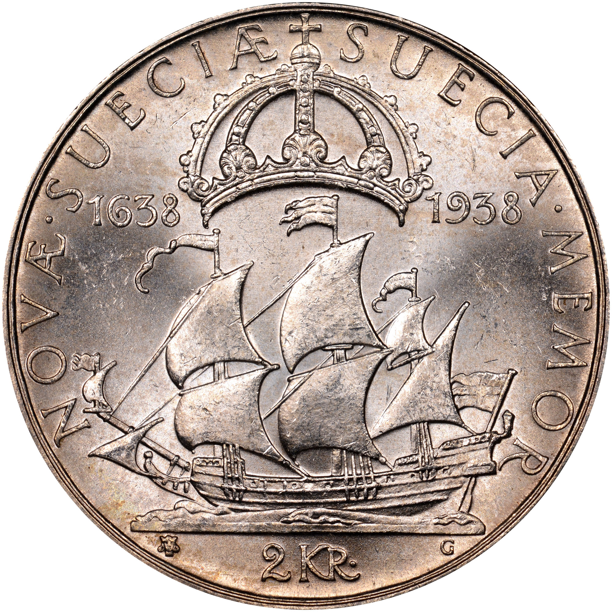 Sweden 2 Kronor KM 807 Prices Values NGC Sweden 2 Kronor KM 807 Prices Values NGC