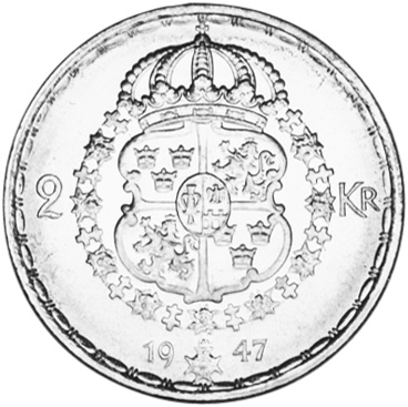 Sweden 2 Kronor KM 815 Prices & Values | NGC