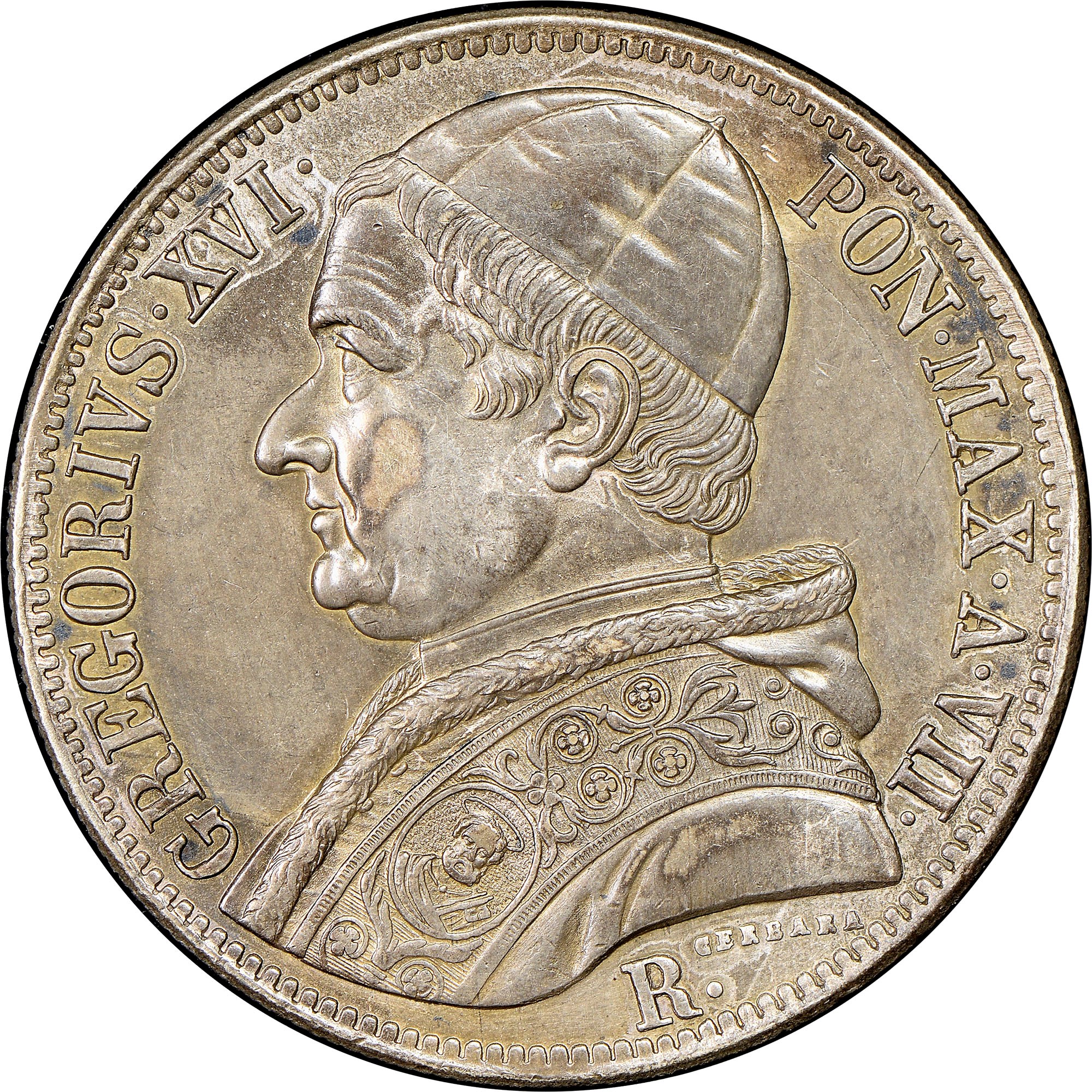 Italian States PAPAL STATES Scudo KM 1324 Prices & Values | NGC