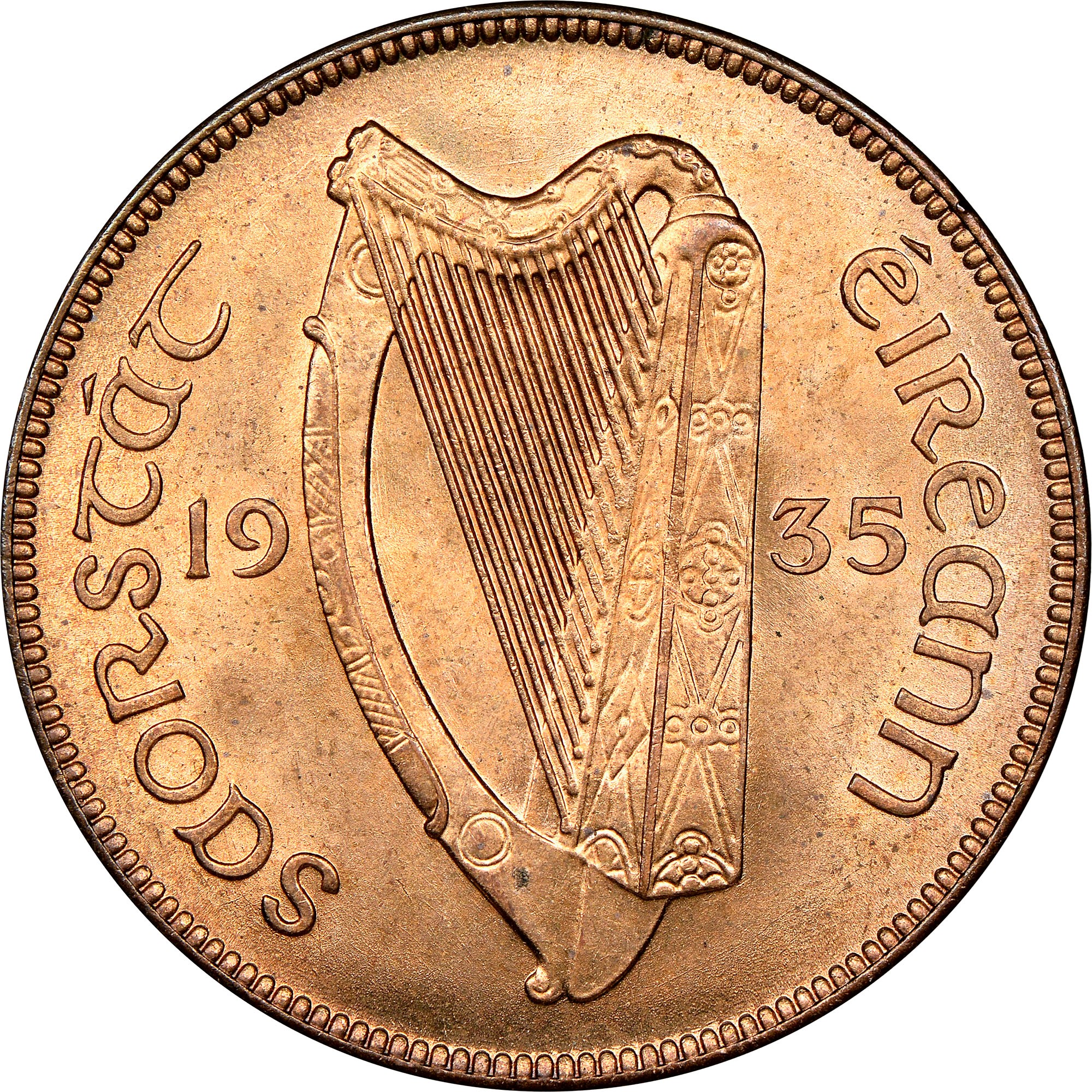 Ireland Republic Penny KM 3 Prices & Values | NGC