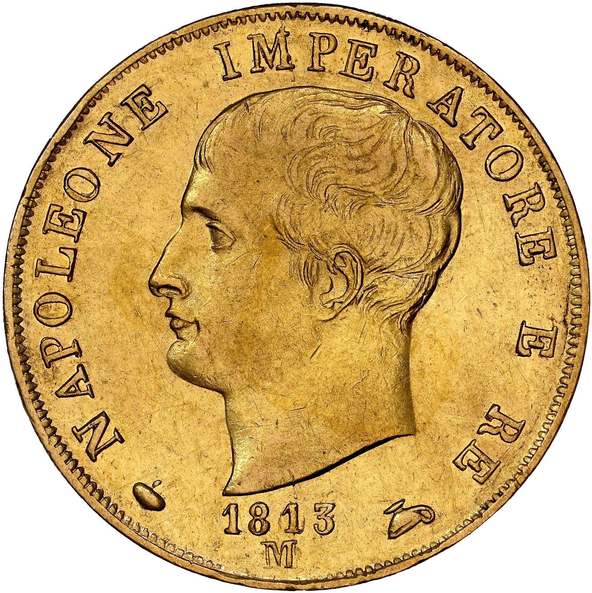 Italian States KINGDOM OF NAPOLEON 40 Lire KM 12 Prices & Values | NGC